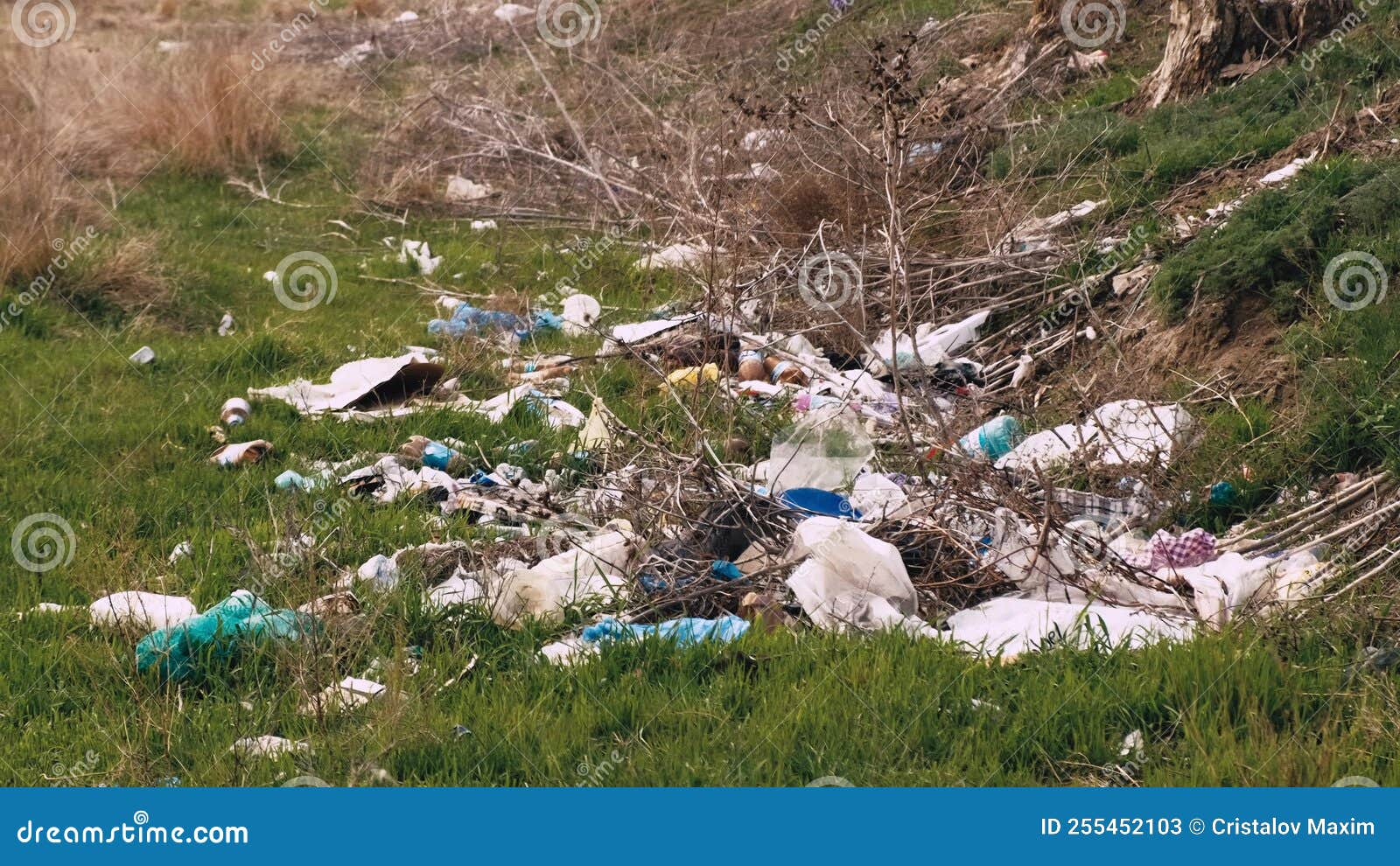 Footage of Trash on Hills, Pollution Problem Stock Video - Video of ...