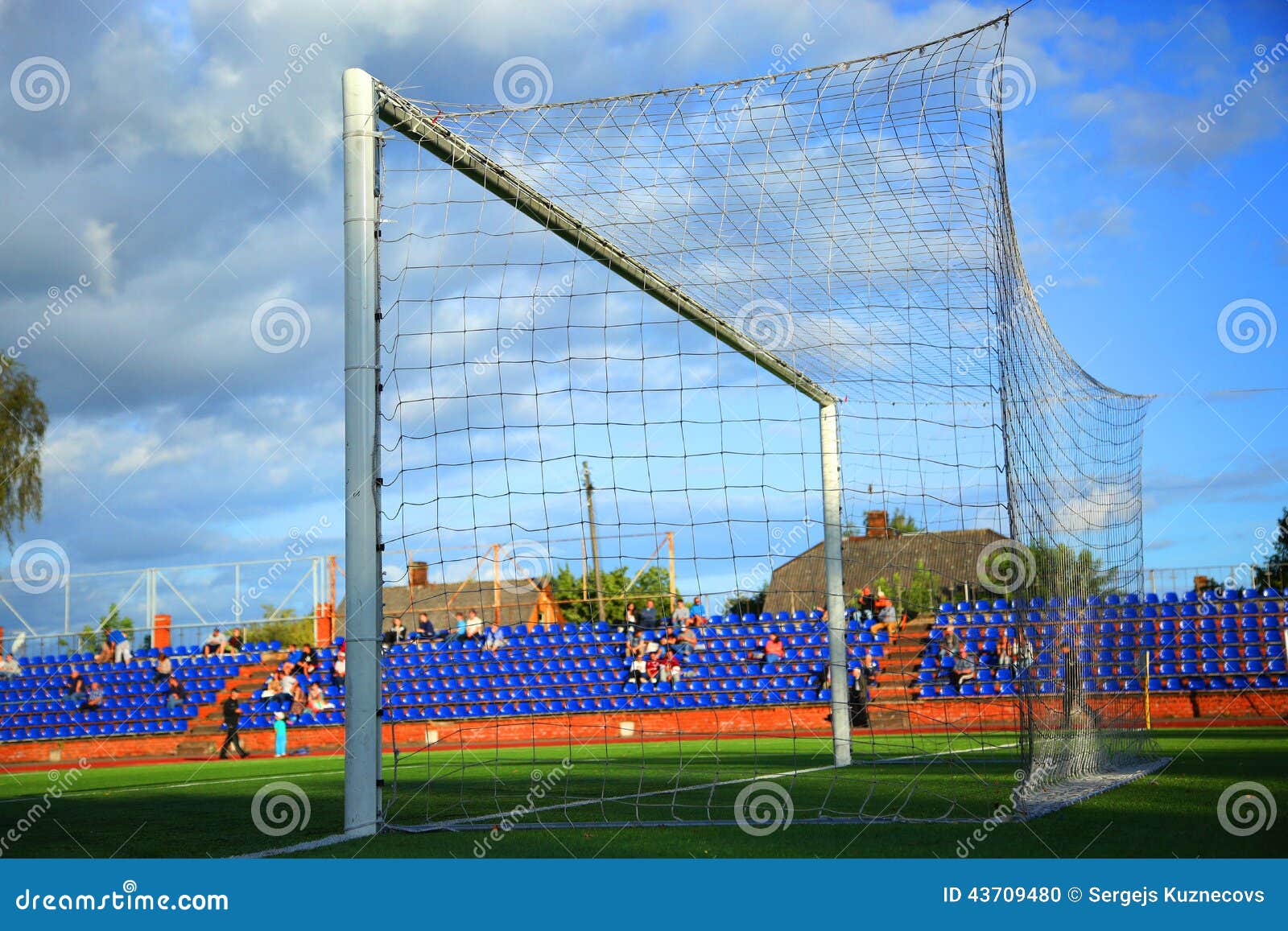 Footbal gate stock photo. Image of goal, footbal, soccer - 43709480