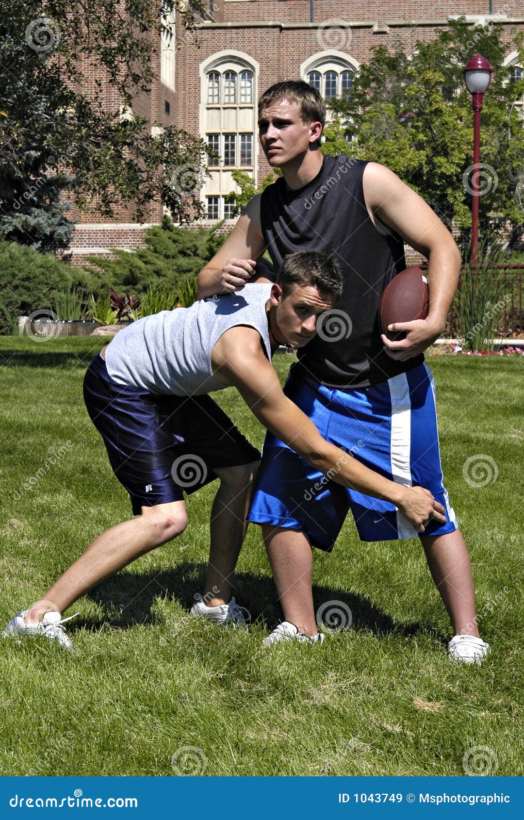 Football stock image. Image of grounds, tackle, people - 1043749