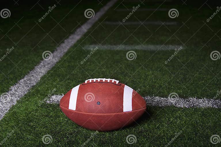 Football stock photo. Image of field, green, dimples - 13848932