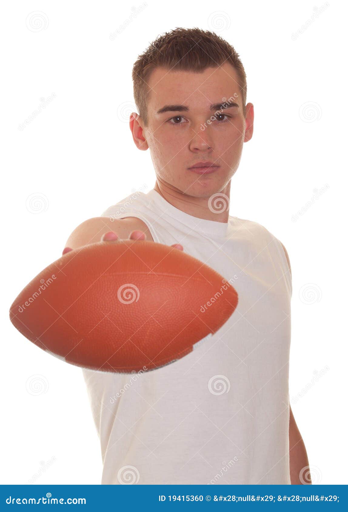 Football? stock photo. Image of body, human, chest, jeans - 19415360