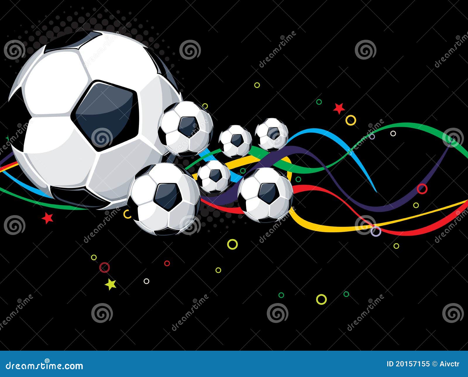 Football stock illustration. Illustration of design, graphic - 20157155