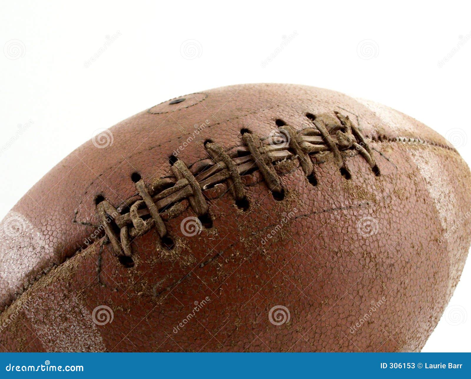 Football stock image. Image of equipment, vintage, worn - 306153