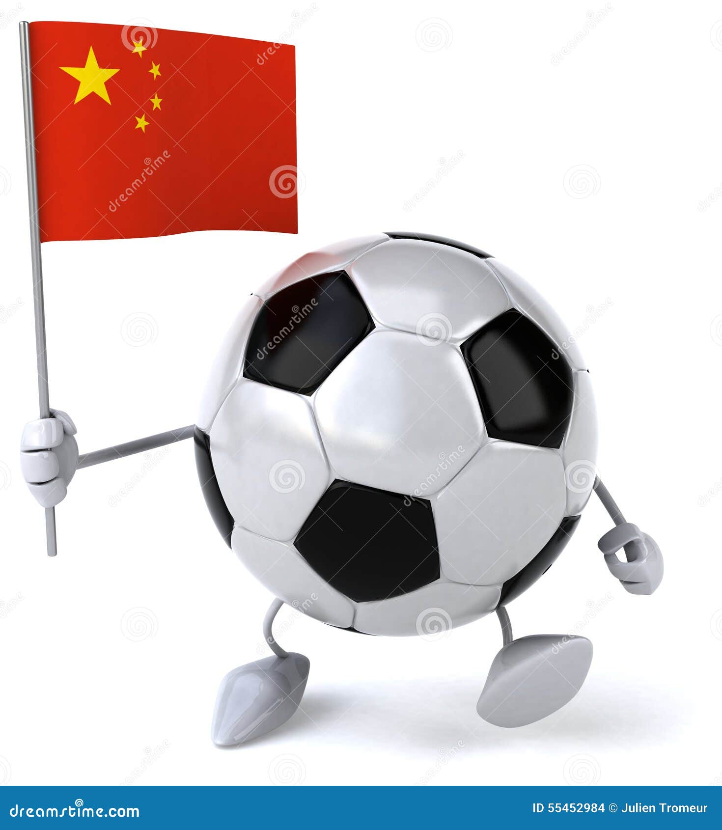 Football stock illustration. Illustration of chinese - 55452984