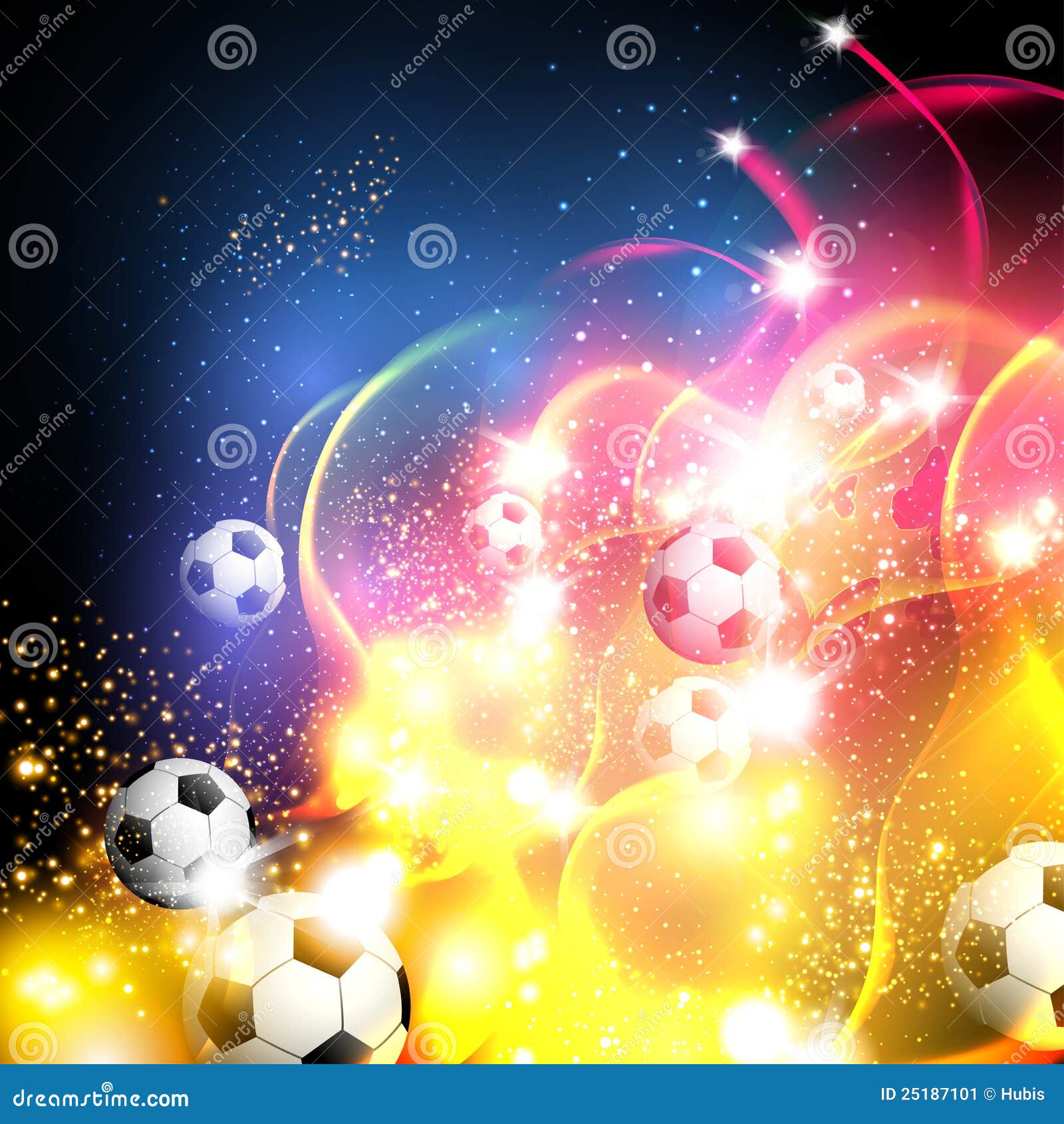 Football Abstract Art Background Stock Vector - Illustration of light ...