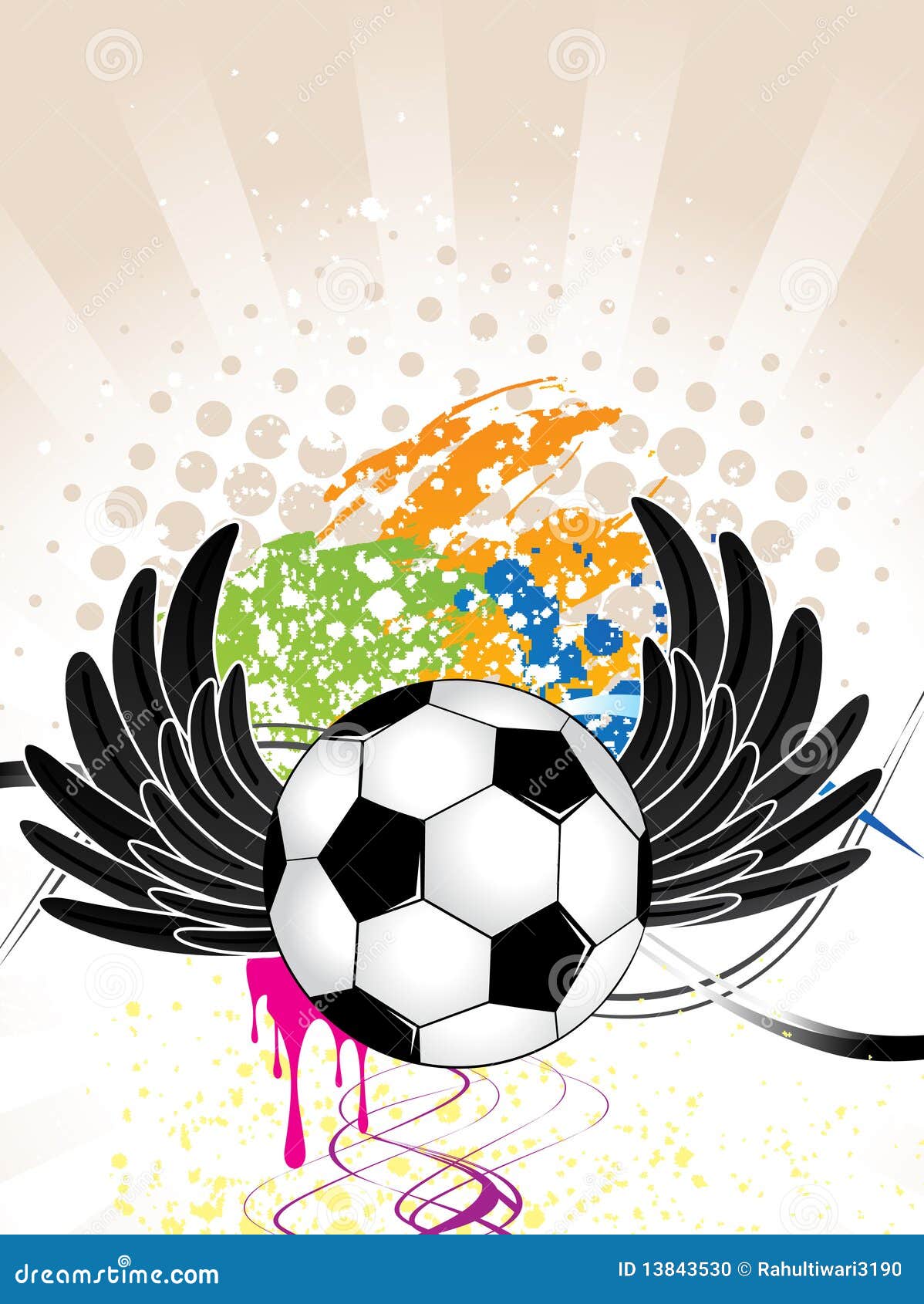 Football Abstract Background Stock Illustration - Illustration of ...