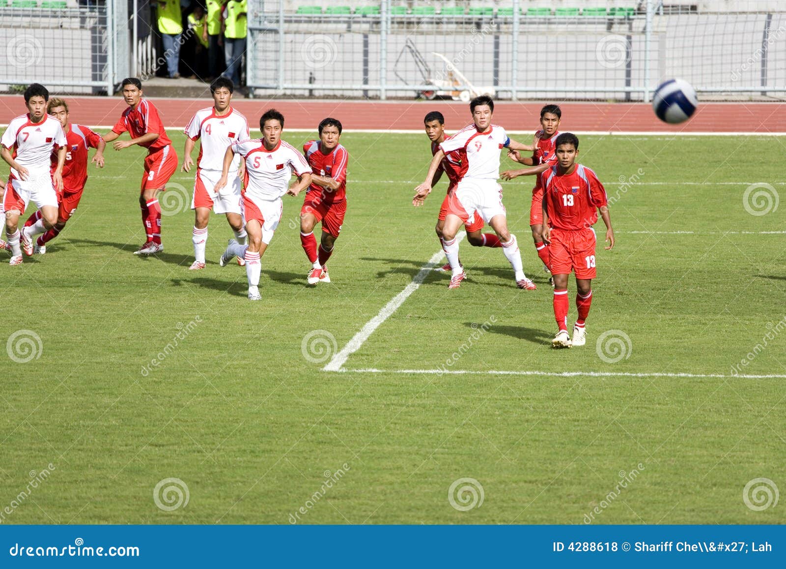 Football Action editorial stock photo. Image of play, scoring - 4288618