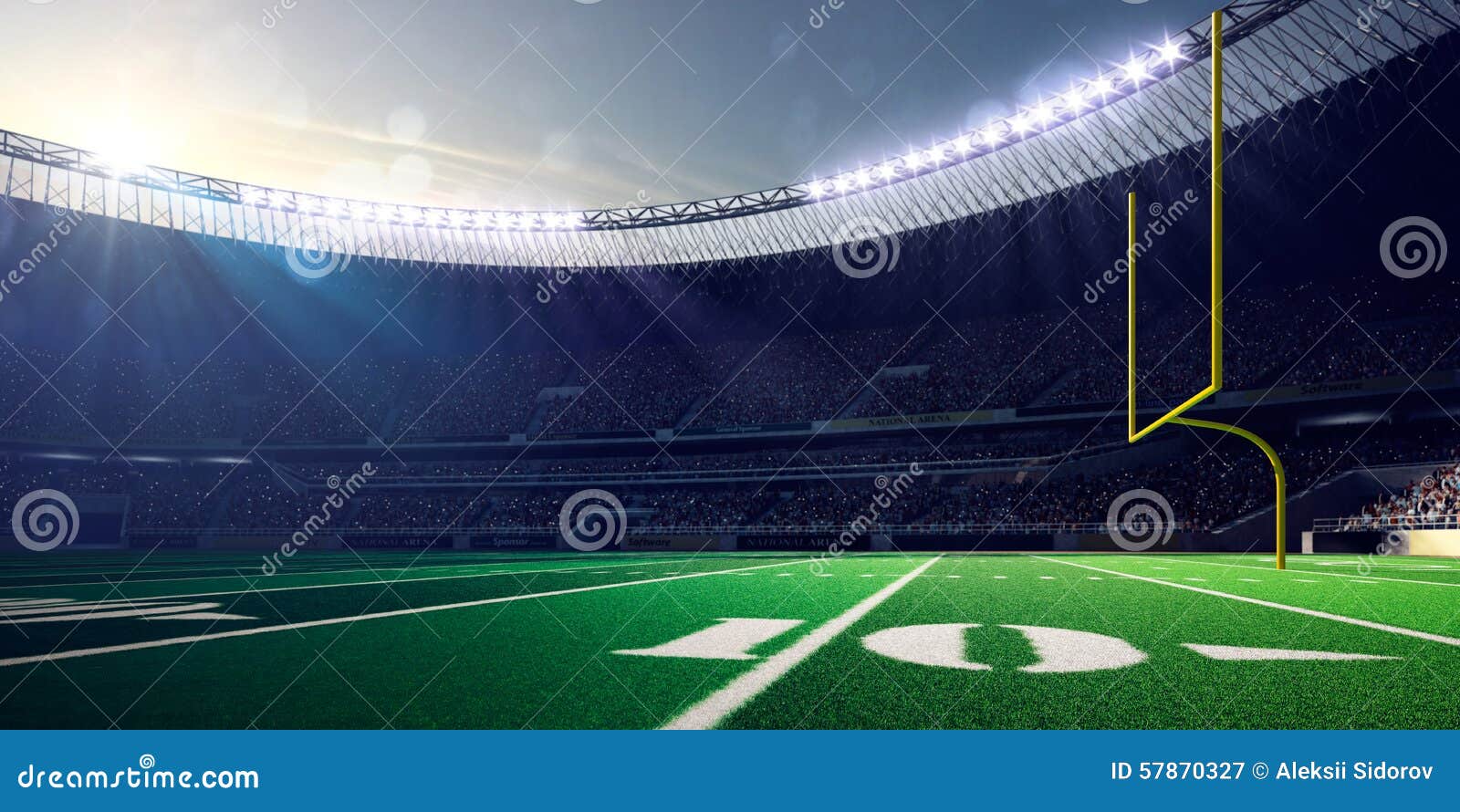 Football Arena Stadium Day stock image. Image of international - 57870327
