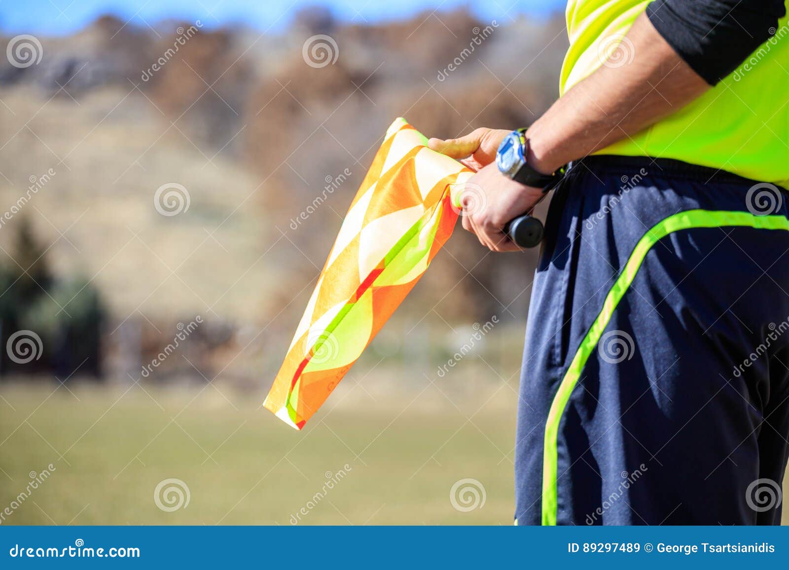 Football Flag Referee Flag Stock Photos - Download 889 Royalty Free Photos