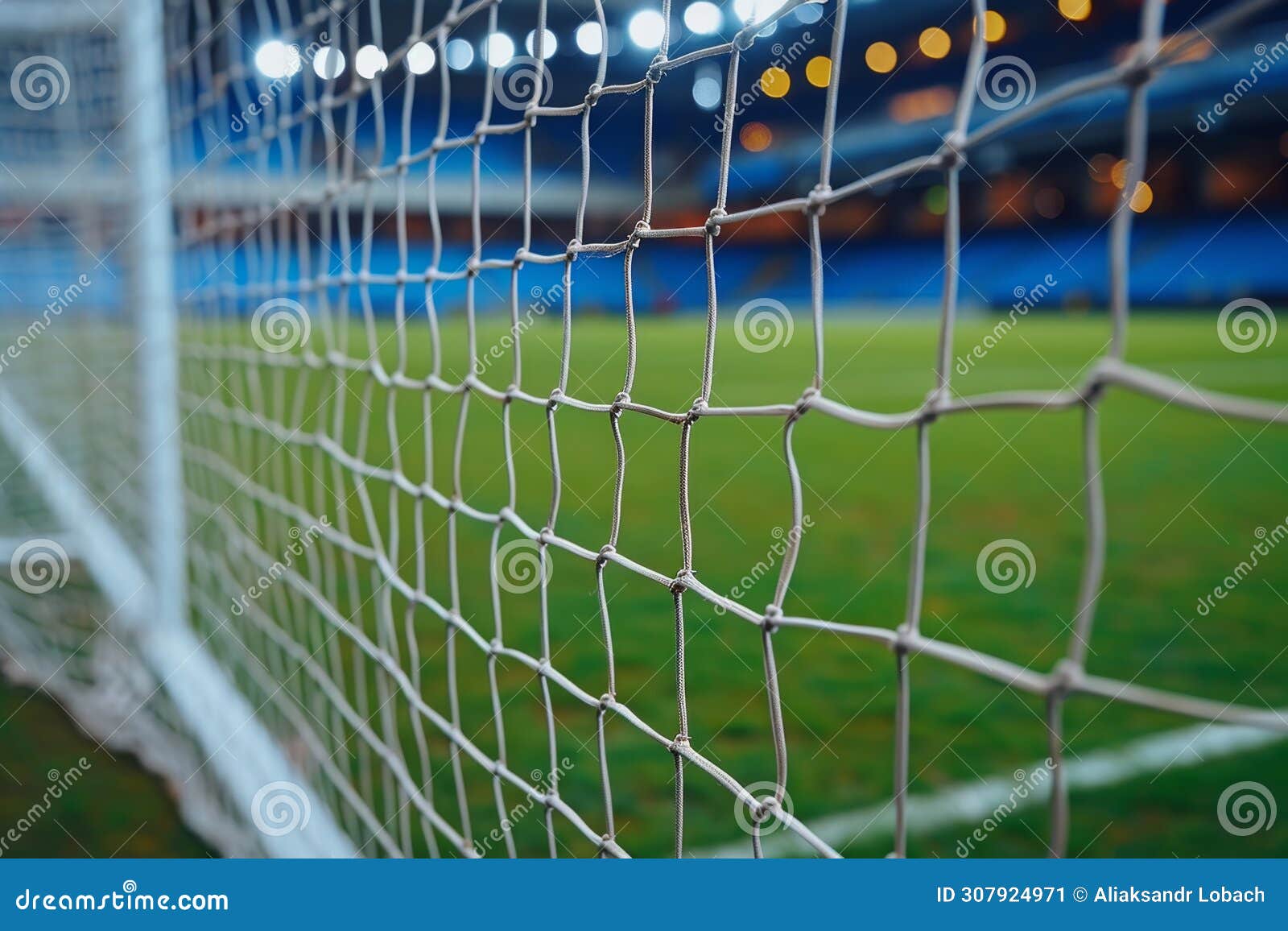 Football Background or Football Net on the Gate Stock Illustration ...