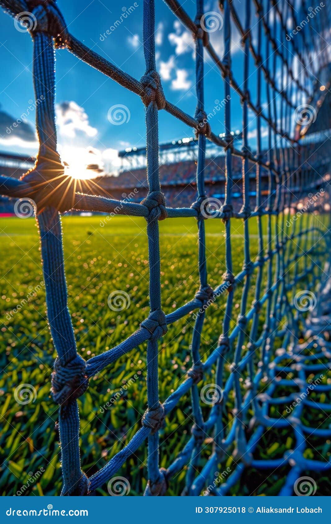 Football Background or Football Net on the Gate Stock Illustration ...