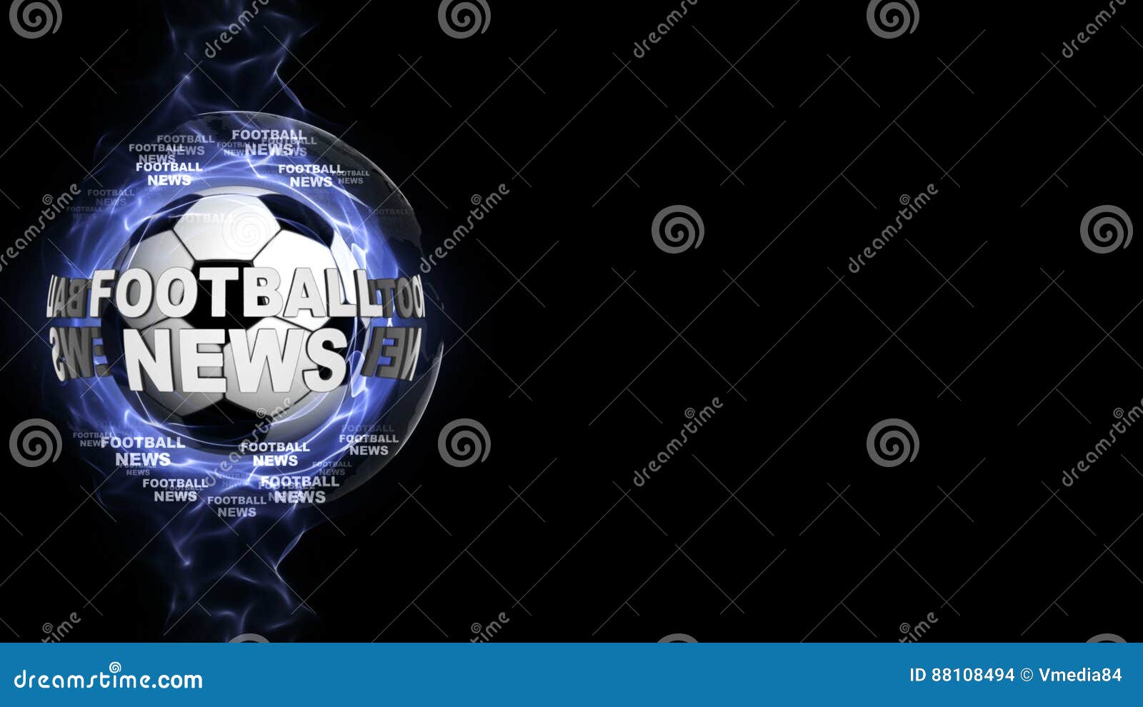 FOOTBALL BALL Computer Graphics Background Stock Illustration ...