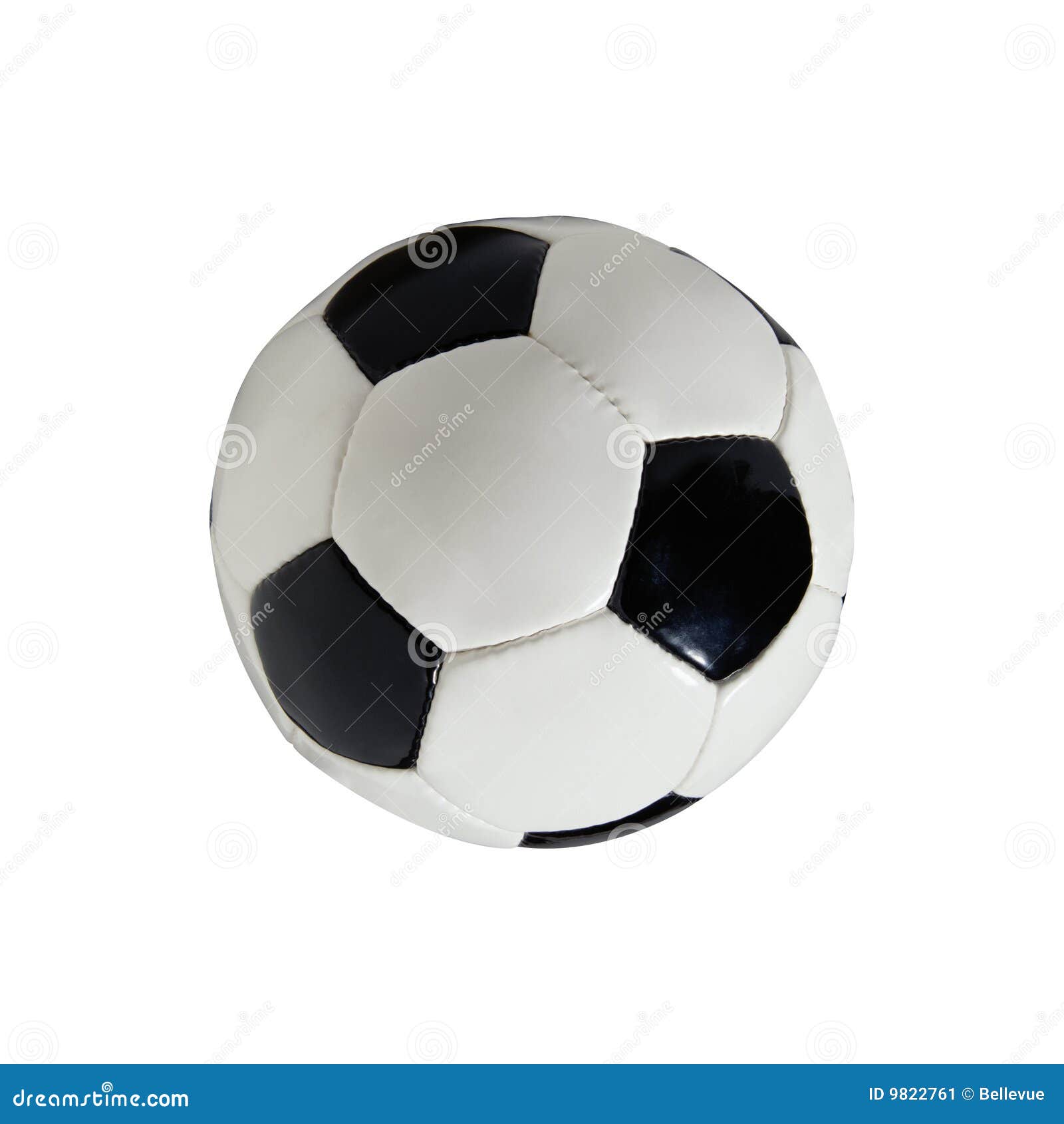 Football ball isolated stock image. Image of healthy, path - 9822761