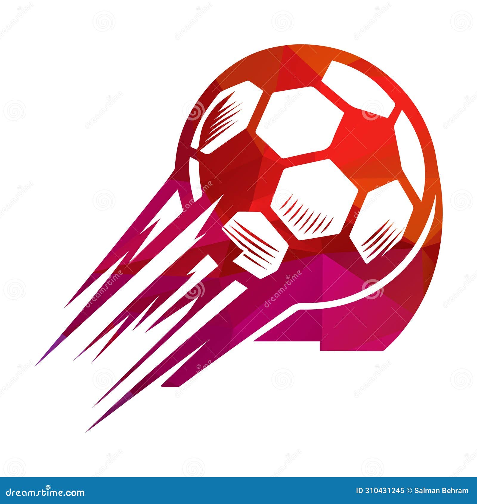 Football Ball Logo Design Vector Illustration Stock Vector ...