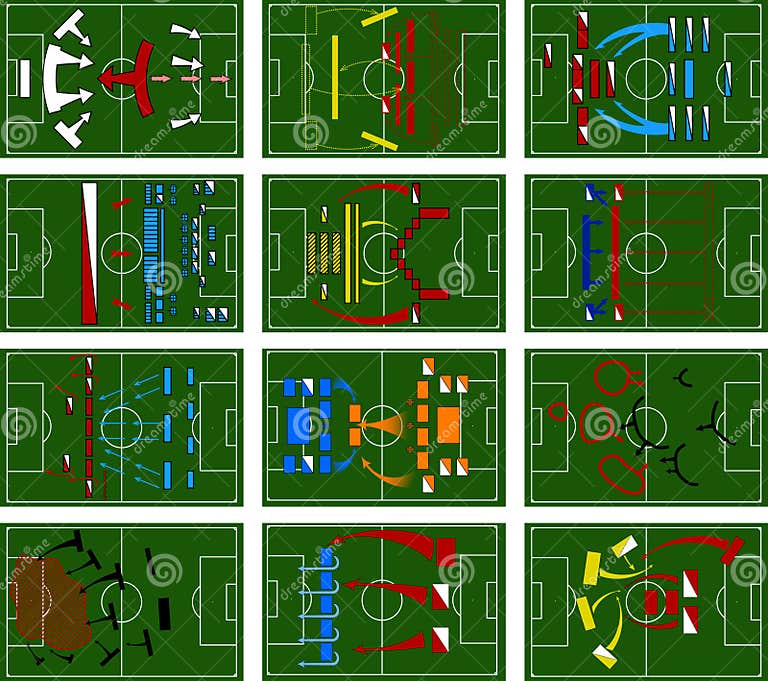 Football Battlefields stock vector. Illustration of vector - 23032589