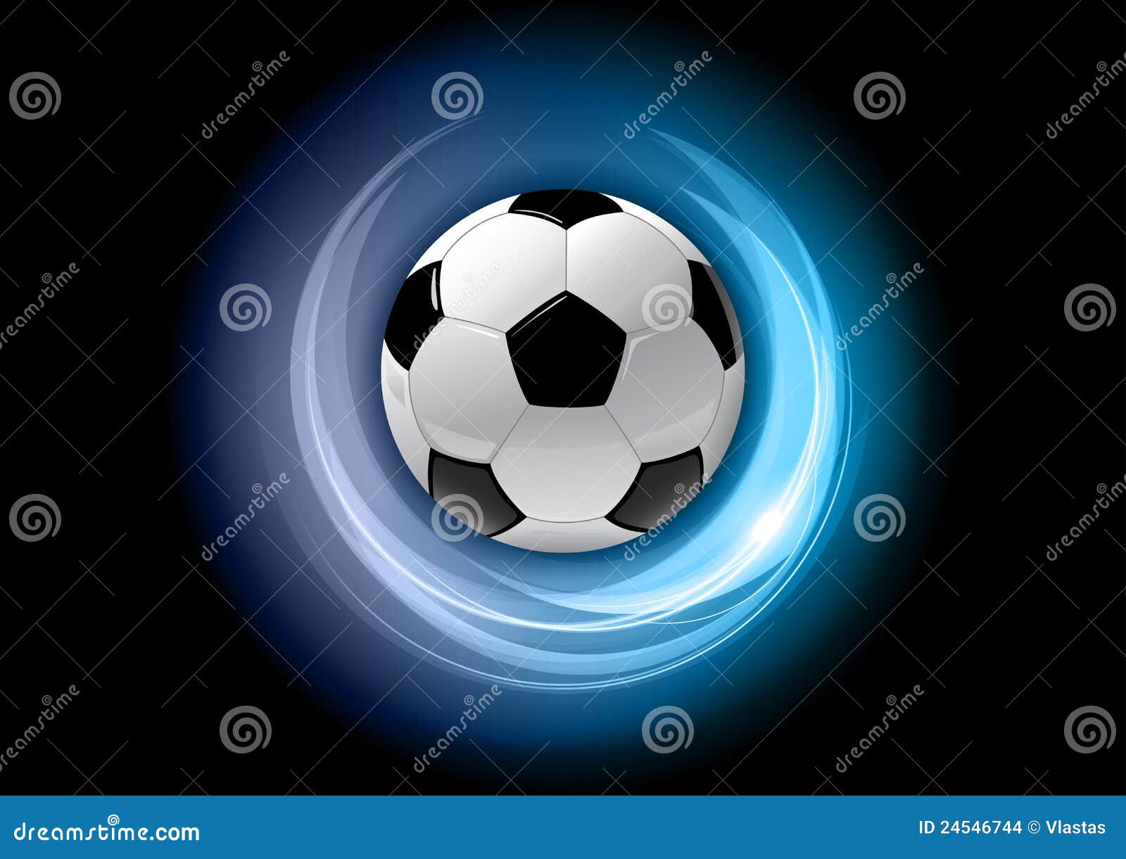 Football blue stock vector. Illustration of design, light - 24546744