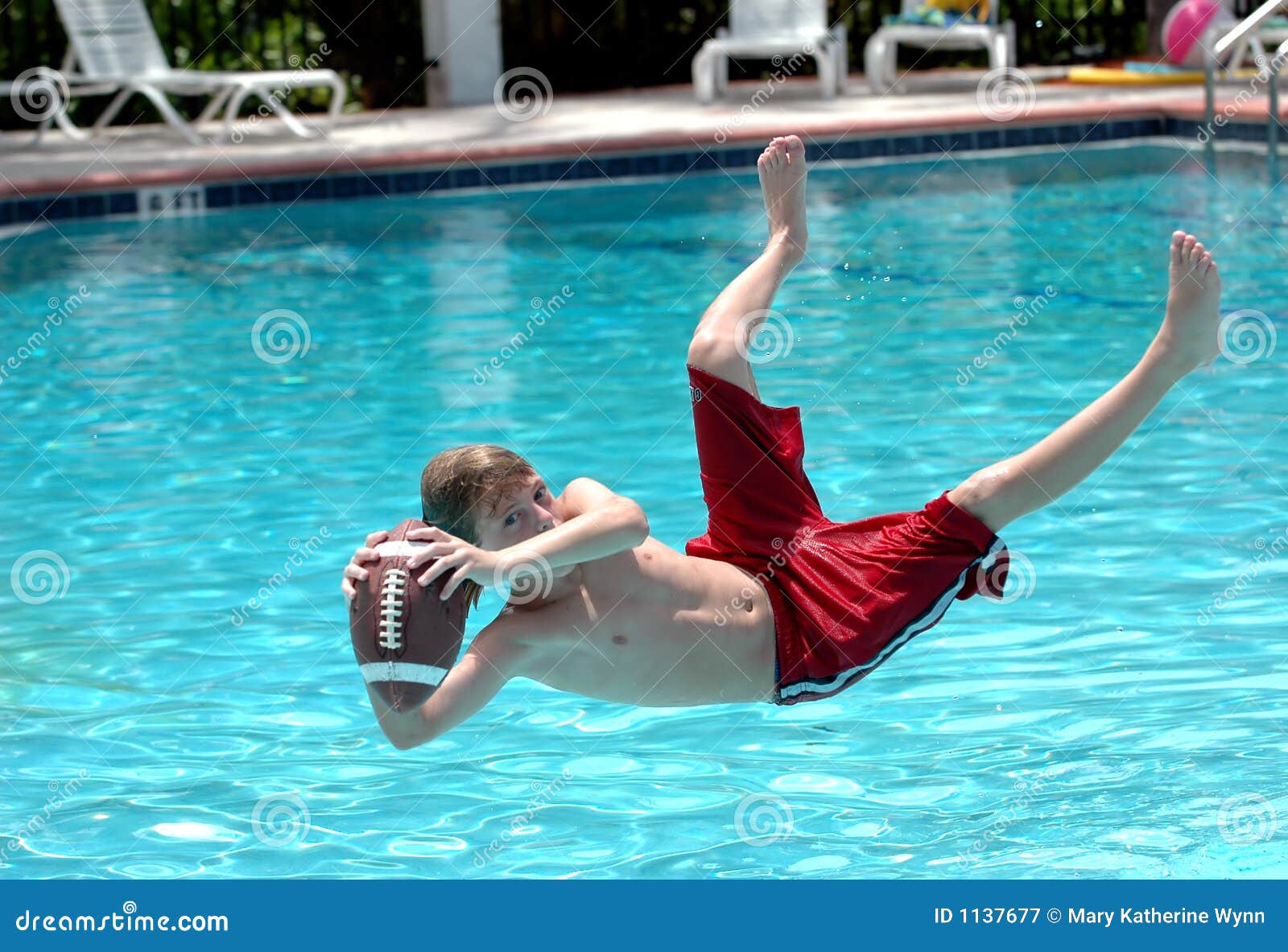 Football catch stock image. Image of sports, resort, kids - 1137677