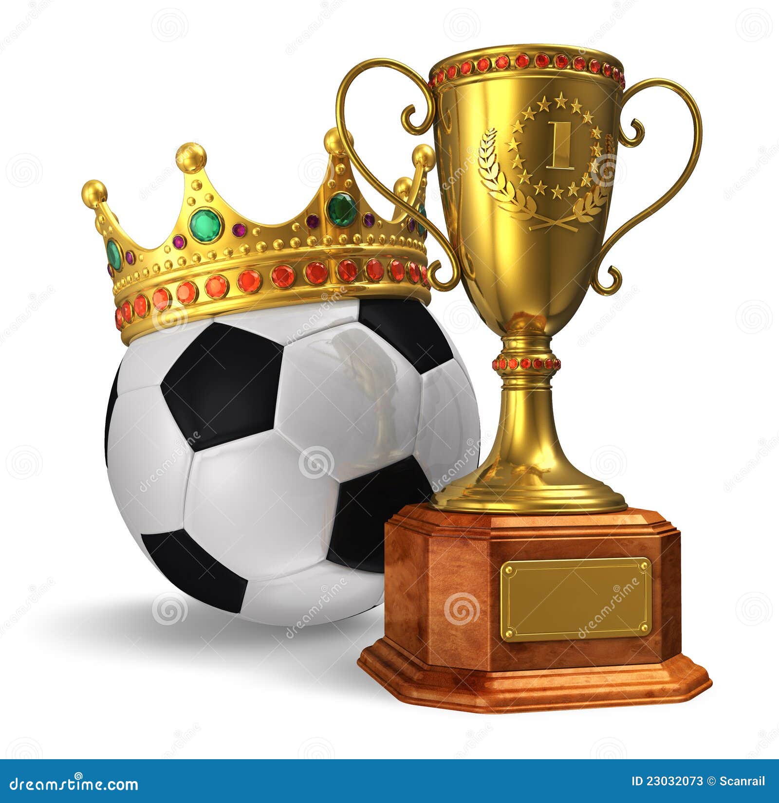 Football Championship Concept Stock Illustration - Illustration of ...