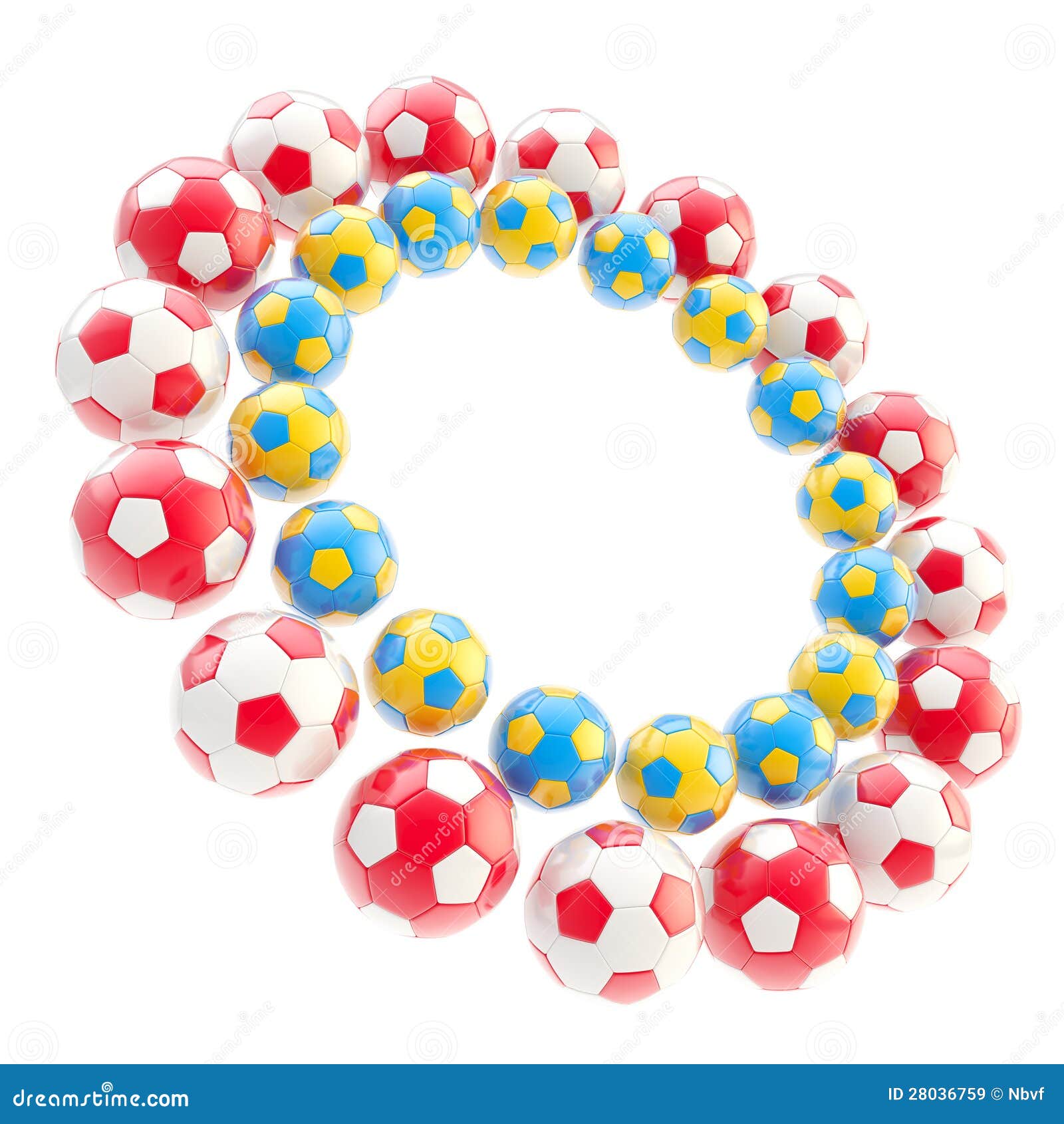 Football Circle Frame Background Isolated Stock Illustration ...