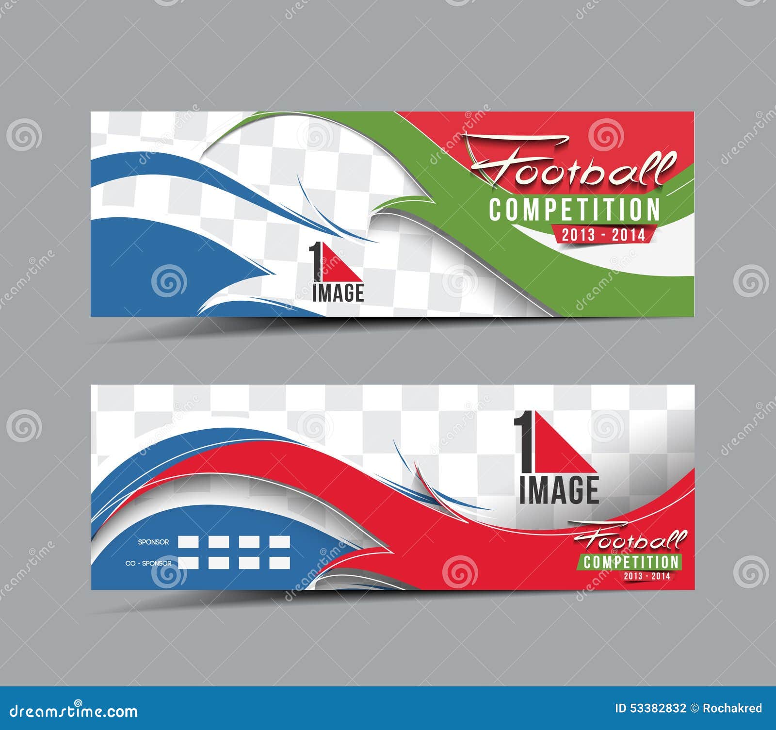 Football Competition Banner Stock Illustration - Illustration of ...