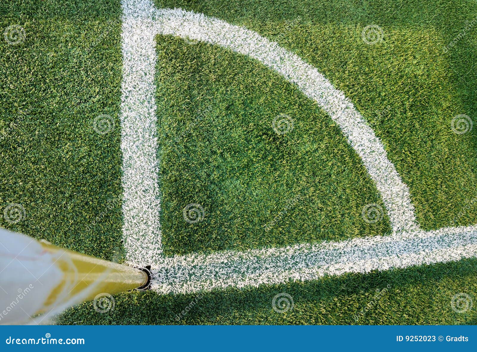 Football corner arc stock image. Image of turf, football - 9252023