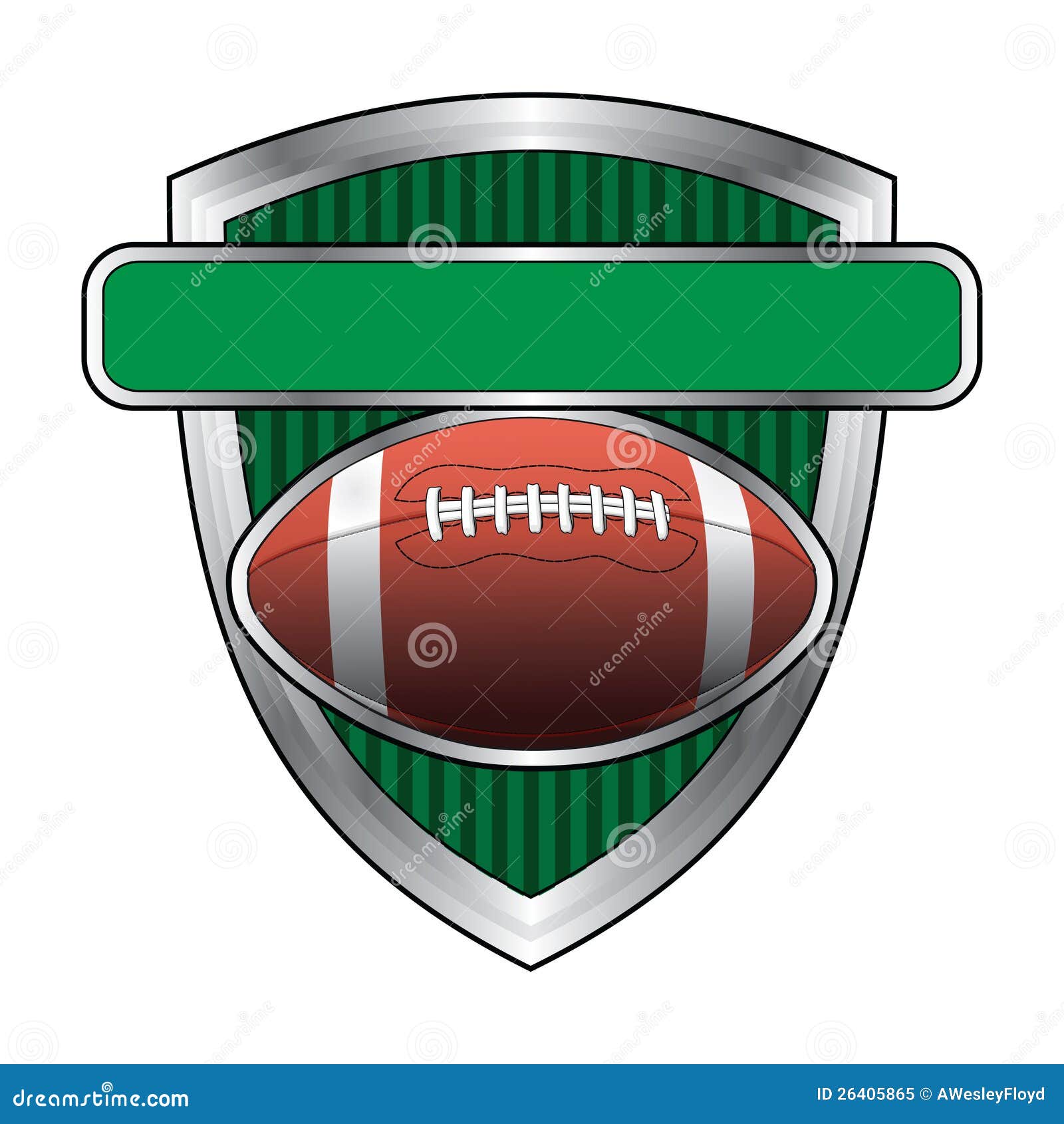 Football Design Shield stock vector. Illustration of equipment - 26405865