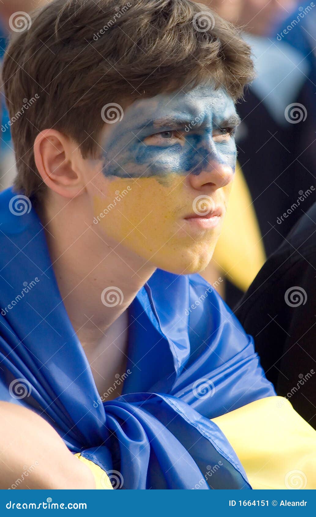 Football fan stock image. Image of banner, male, fans - 1664151