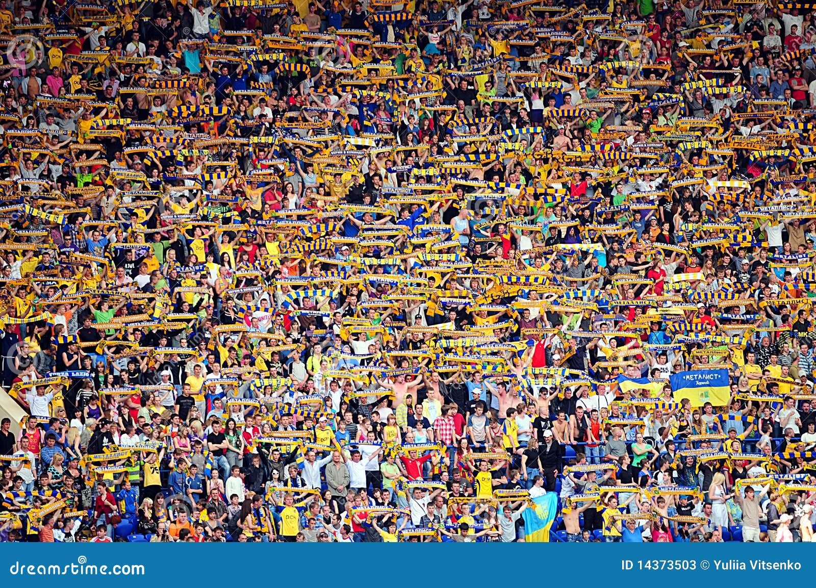 Football fans editorial stock photo. Image of delirious - 14373503