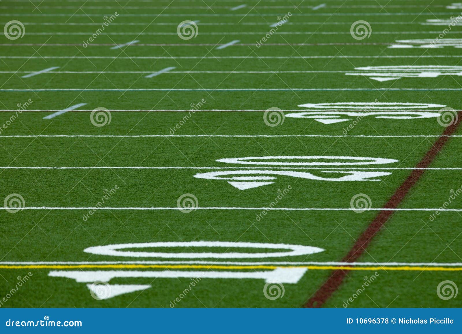 American Football Field Backgrounds Horizontal