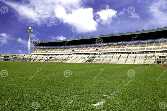 Football field stock image. Image of blue, field, football - 2001735