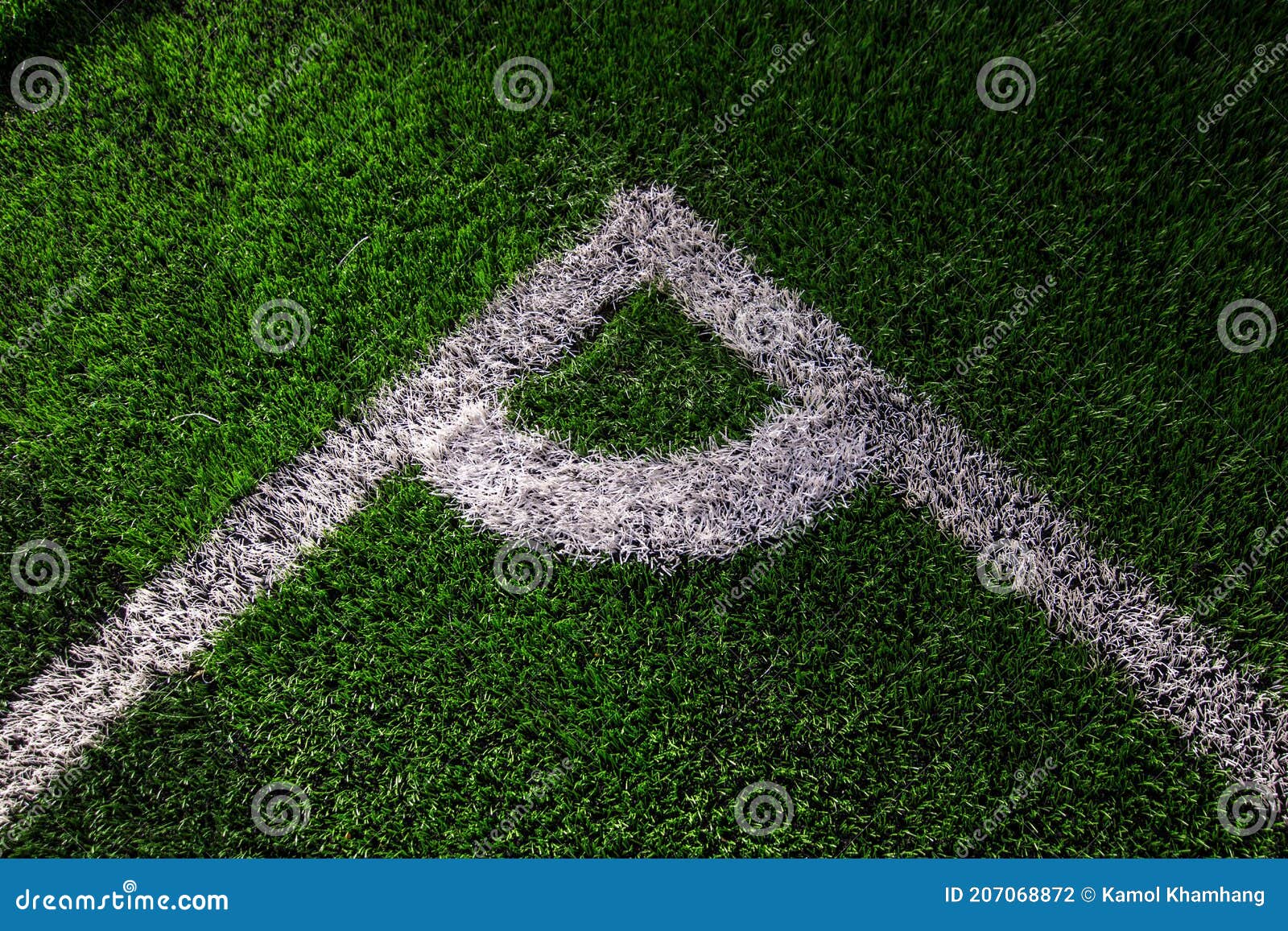 Football Field Angle Texture Stock Photo - Image of angle, tree: 207068872