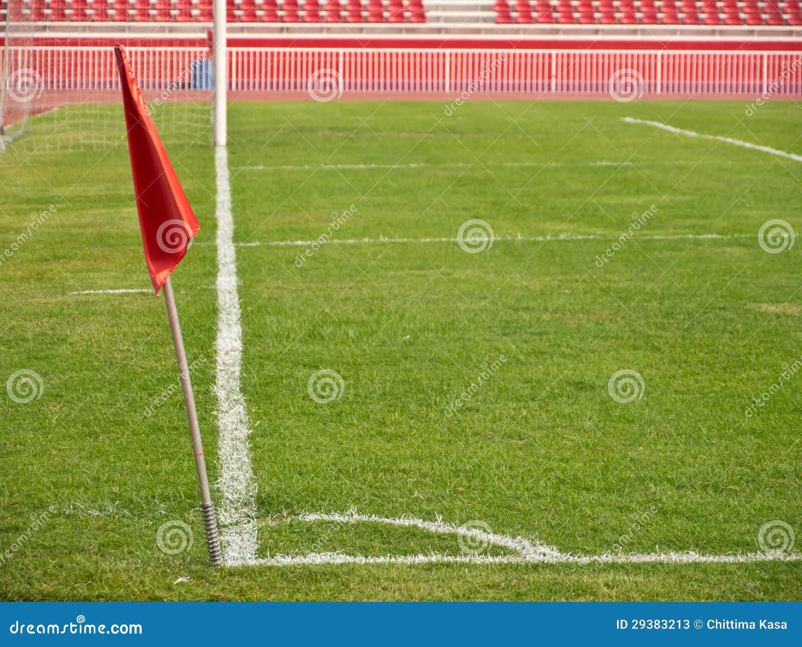 Football field corner stock image. Image of goal, background - 29383213