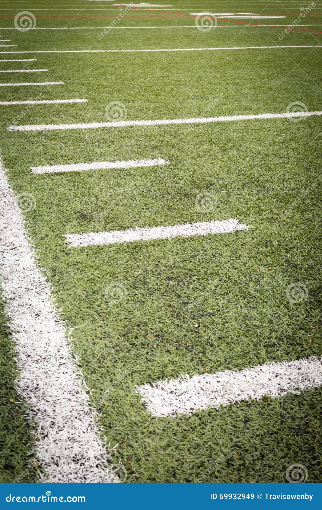 Football Field markings stock image. Image of sport, sideline - 69932949