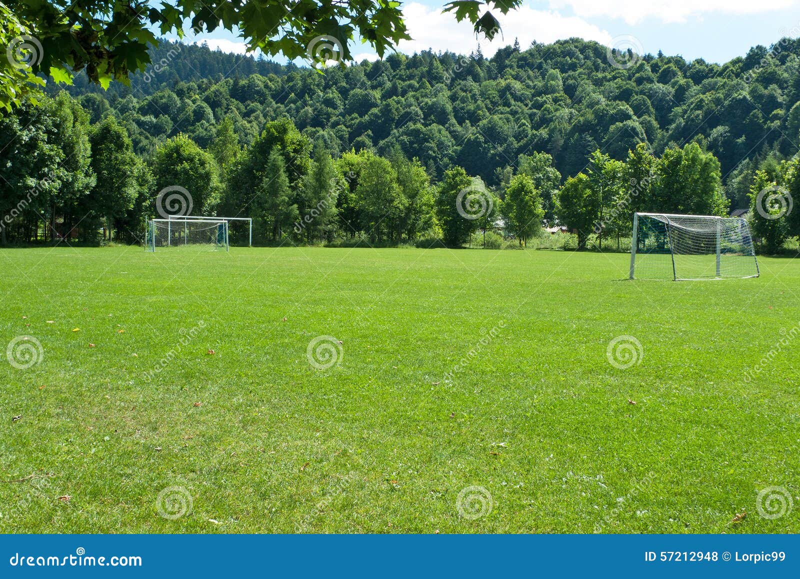 Football Field stock photo. Image of field, football - 57212948