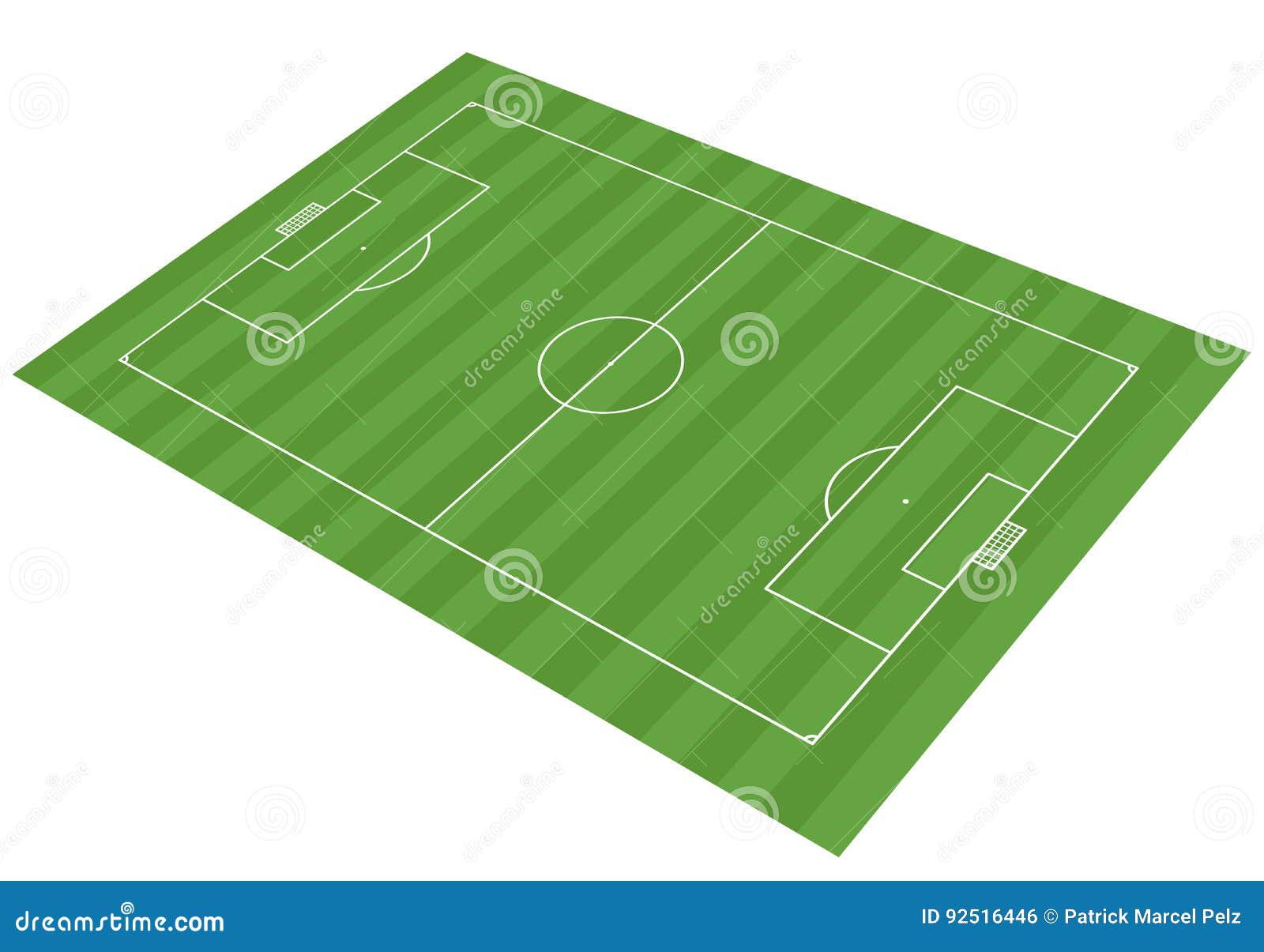 Football Field - Vector Illustration Stock Vector - Illustration of ...