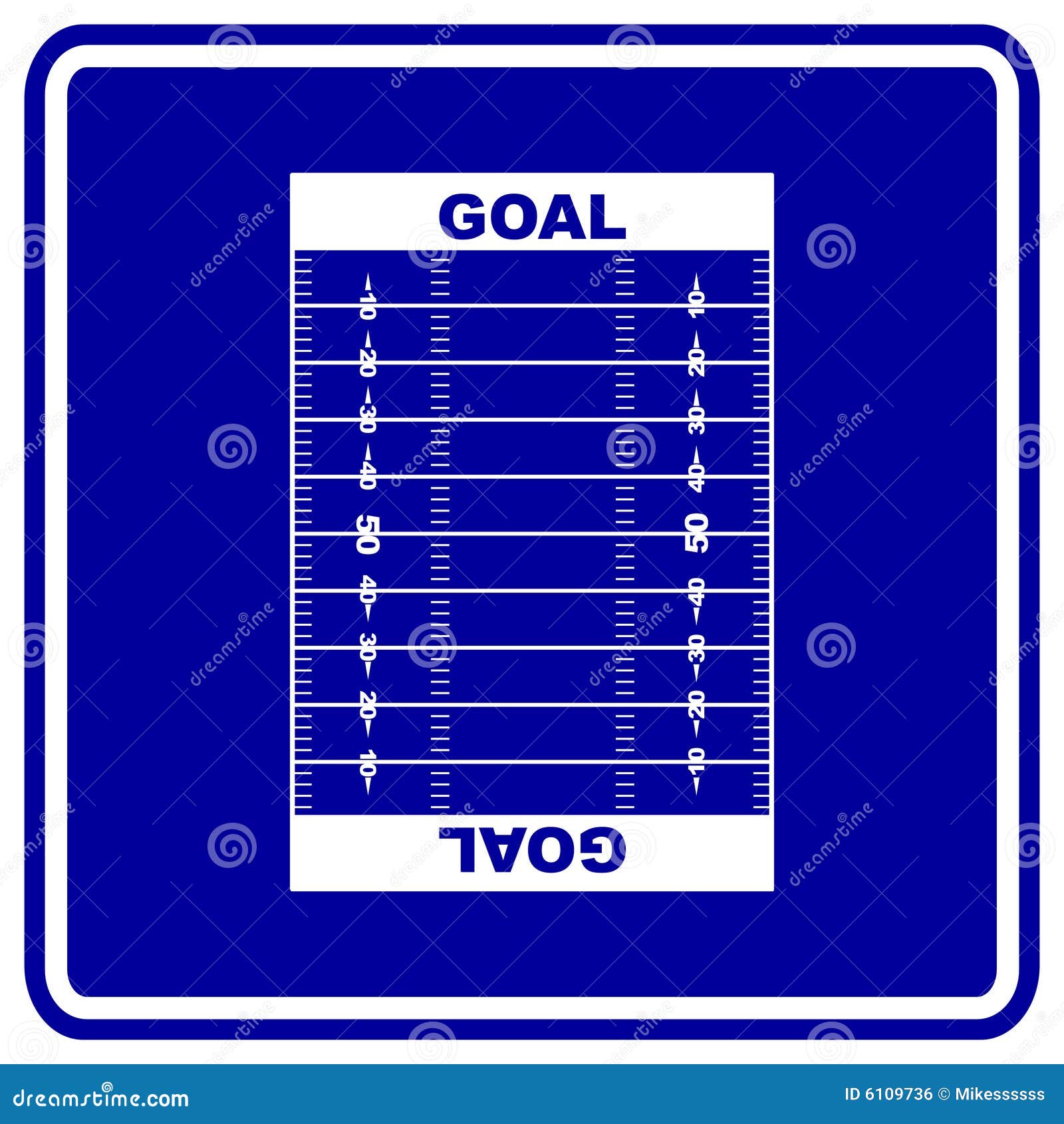 Football field vector sign stock vector. Illustration of sign - 6109736