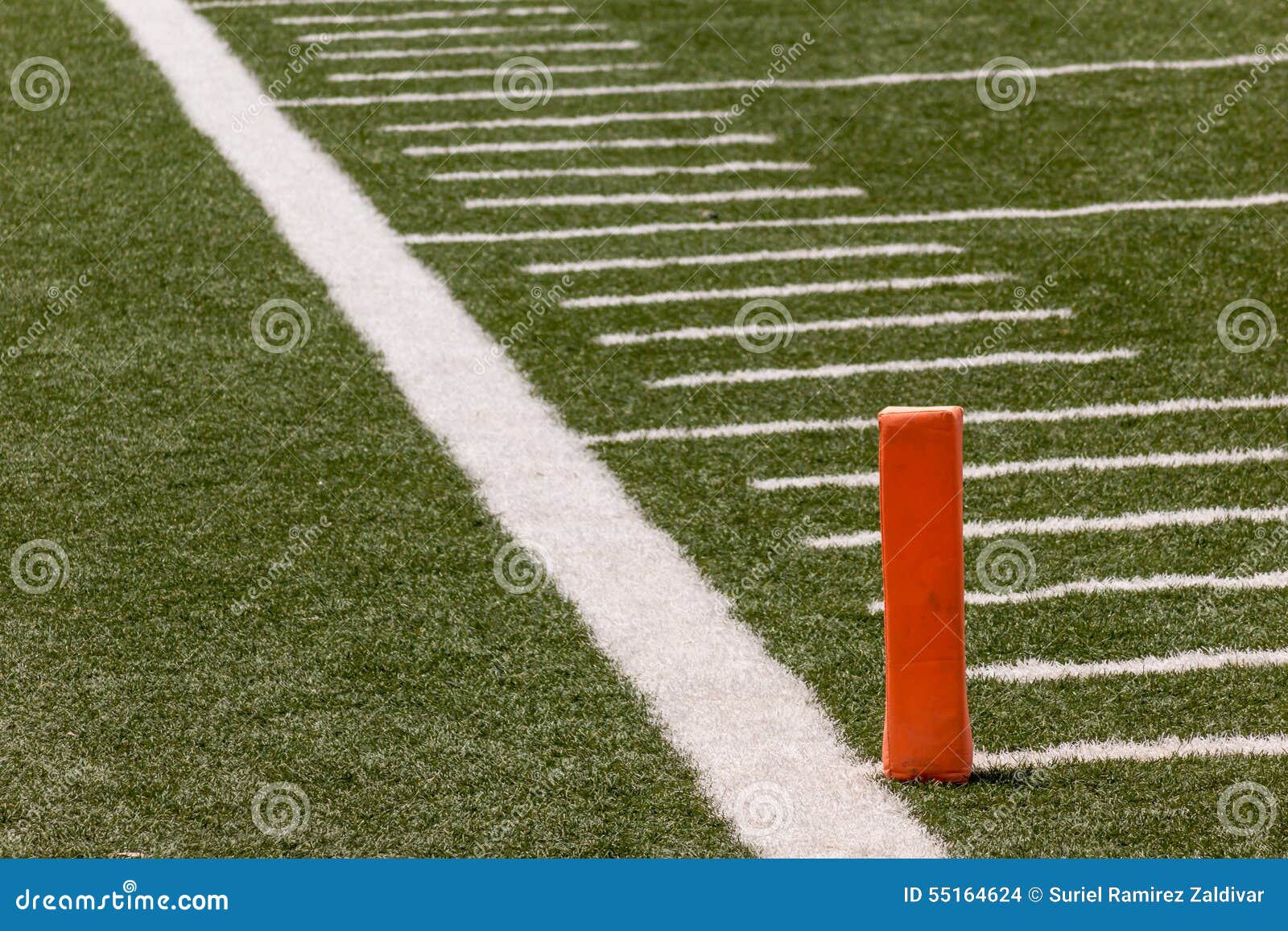 Football field stock photo. Image of yard, field, offensive - 55164624