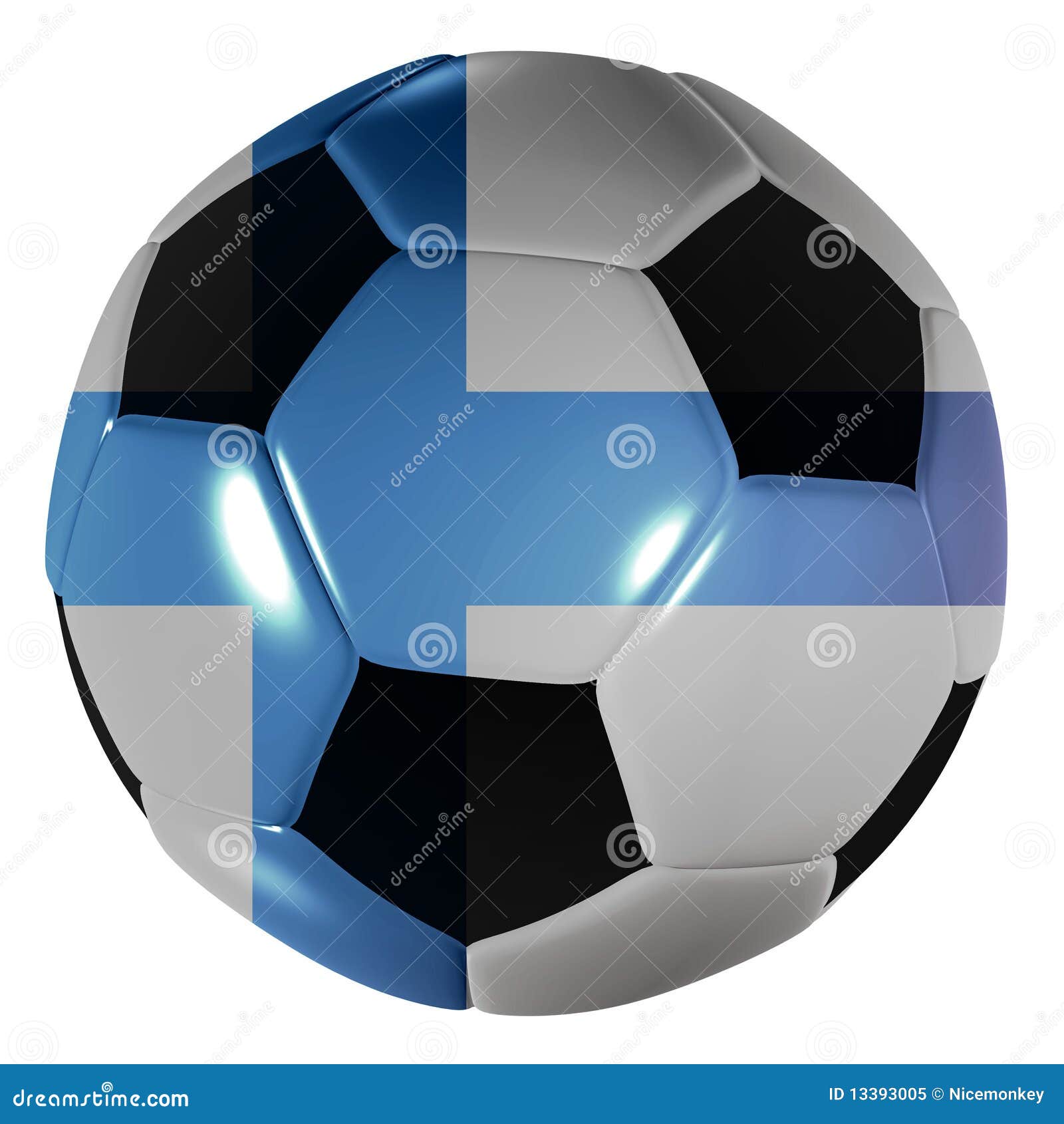 Football Finish stock illustration. Illustration of soccerball - 13393005
