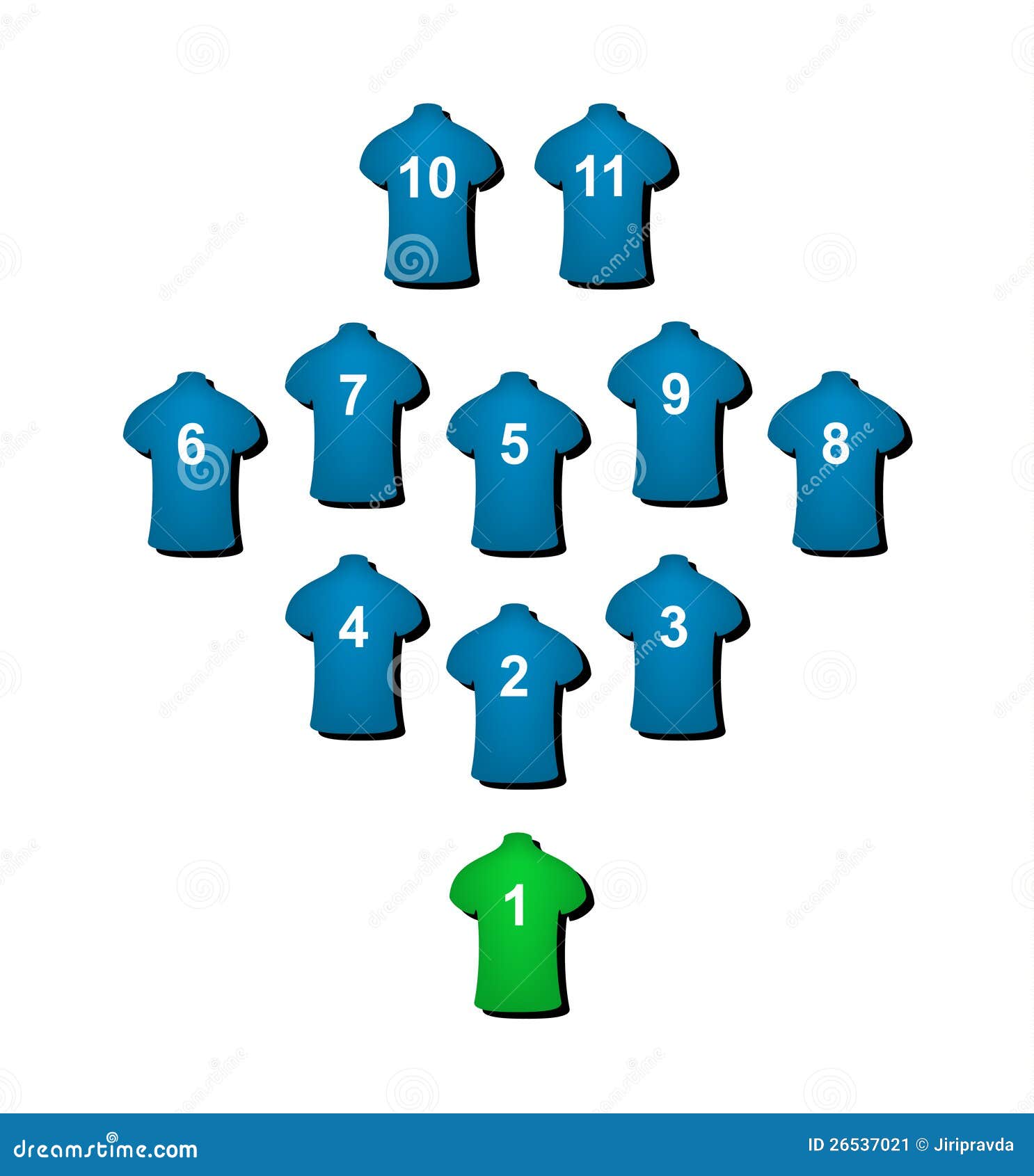 Football Formation Stock Photo | CartoonDealer.com #25348002