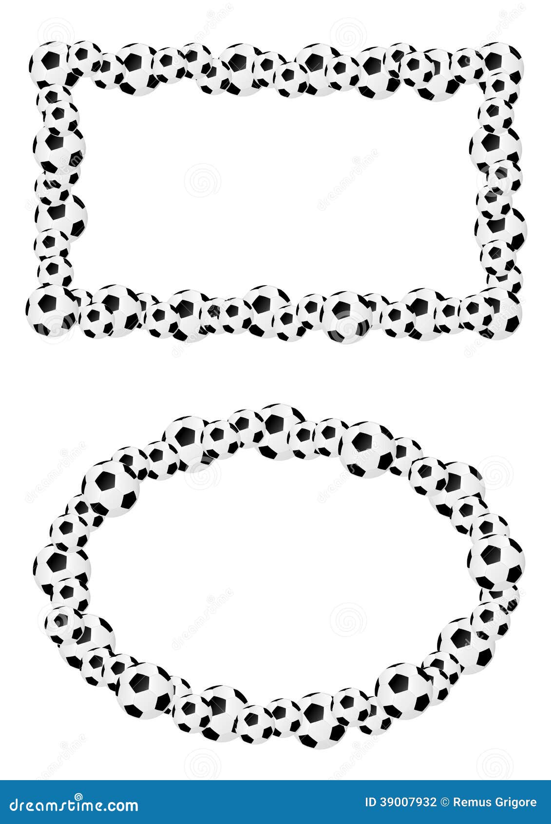 Football Frames - Cdr Format Vector Illustration | CartoonDealer.com ...