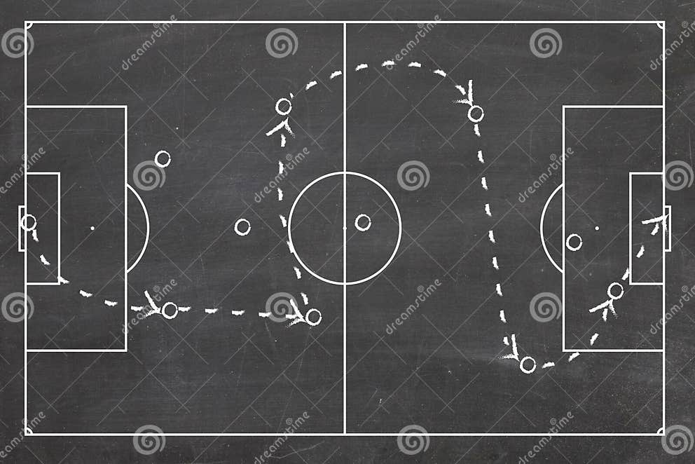 Football game plan stock image. Image of plan, competition - 22783951