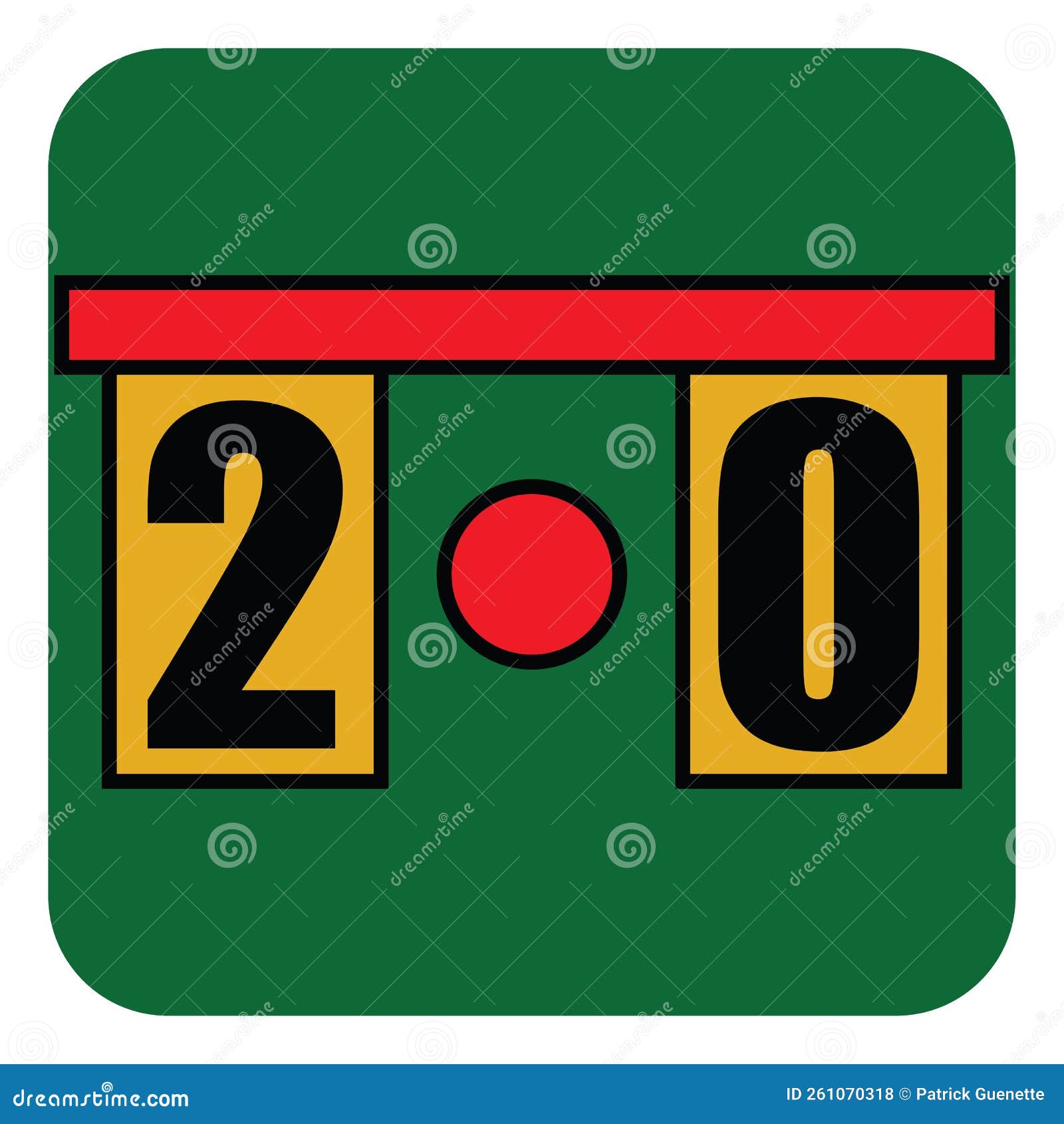 Football game score, icon stock vector. Illustration of score - 261070318