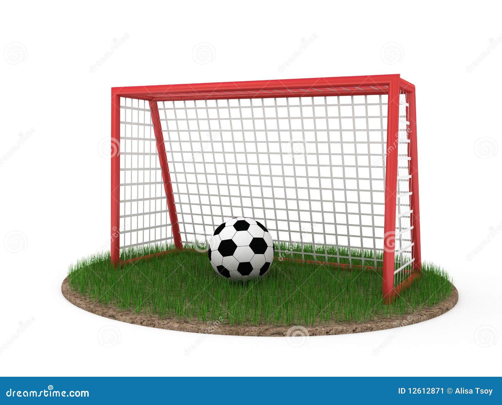 Football gate stock illustration. Illustration of league - 12612871