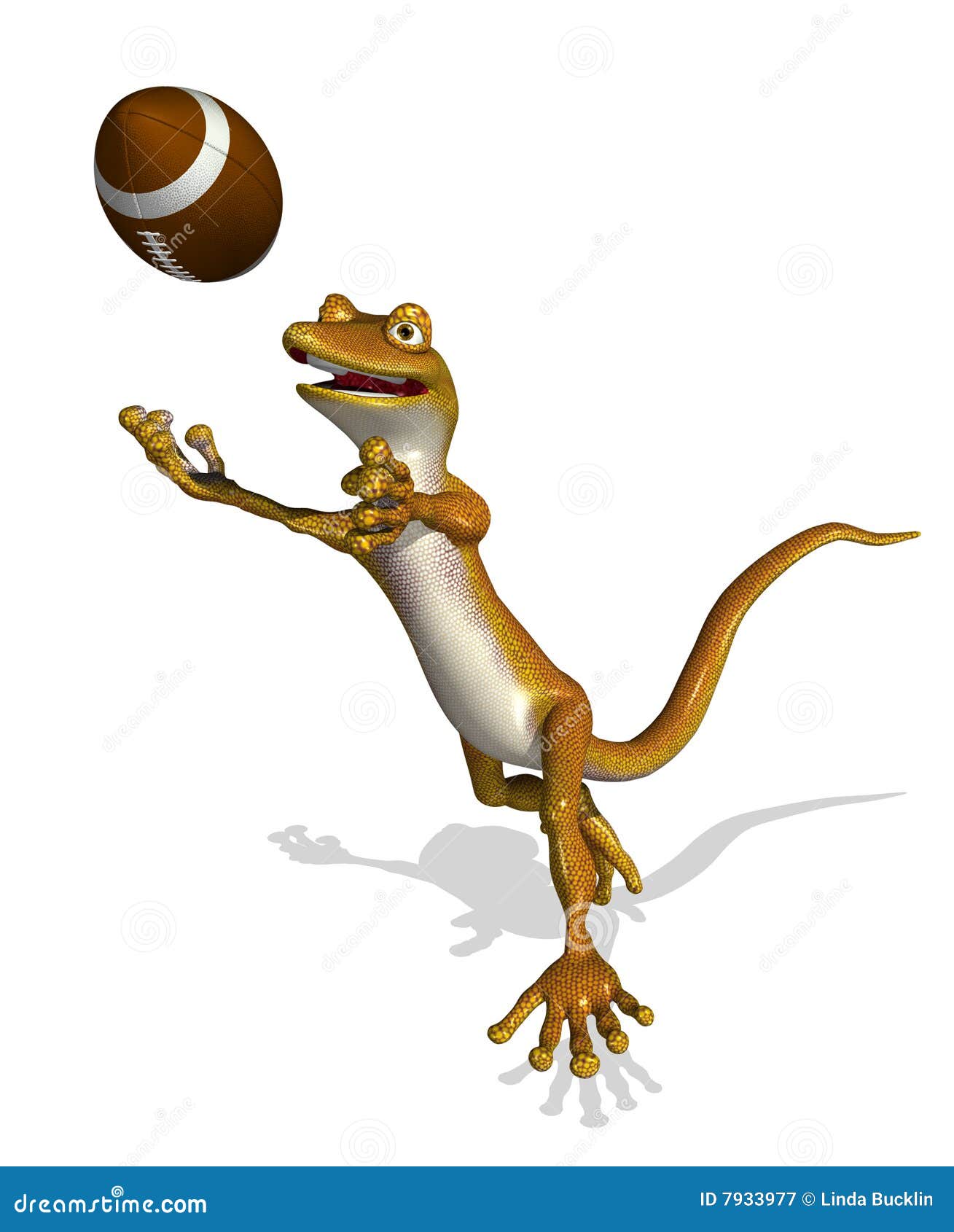 Football Gecko stock illustration. Illustration of lizard - 7933977