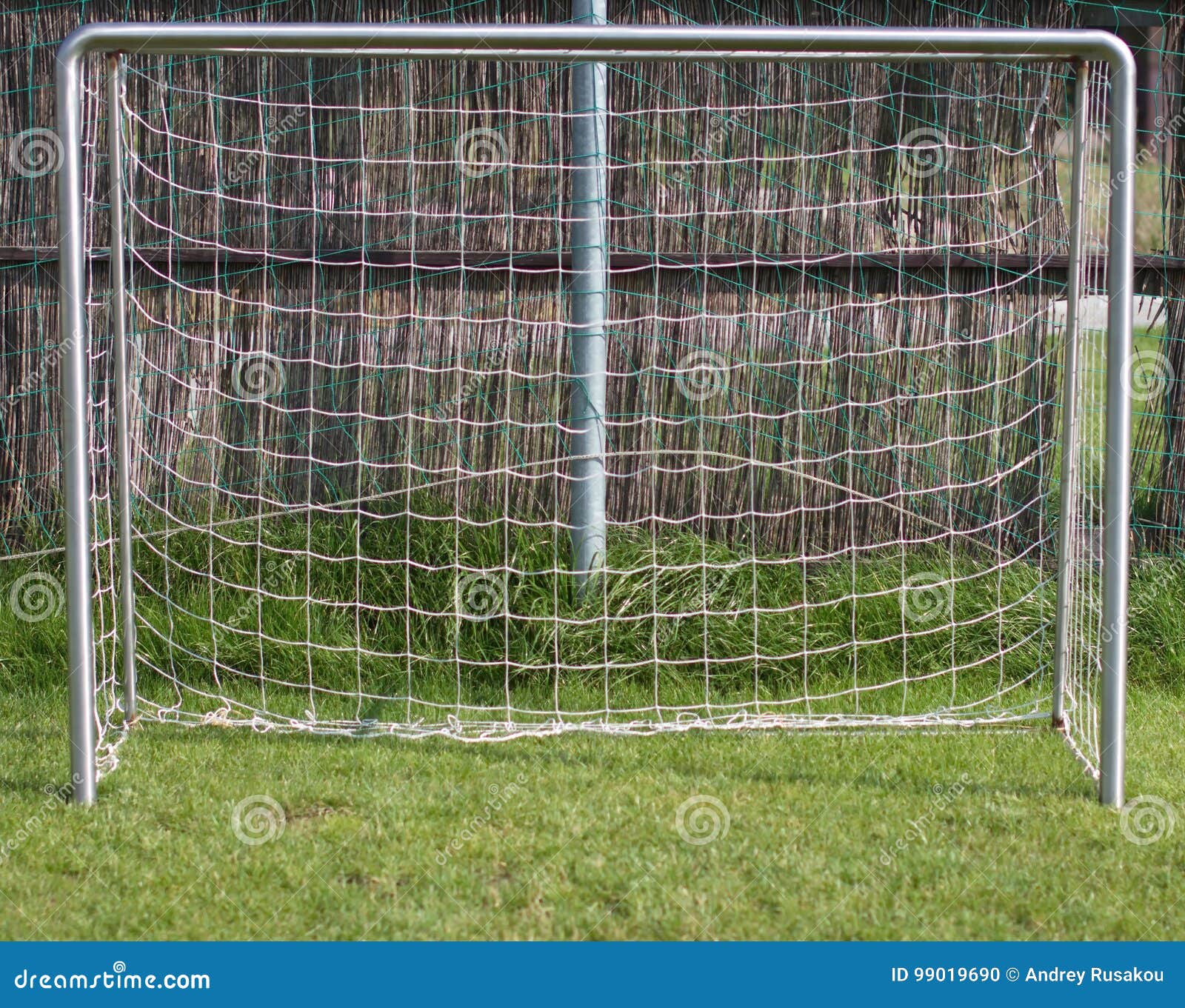 Football Goal without a Goalkeeper Stock Photo - Image of fotbol ...