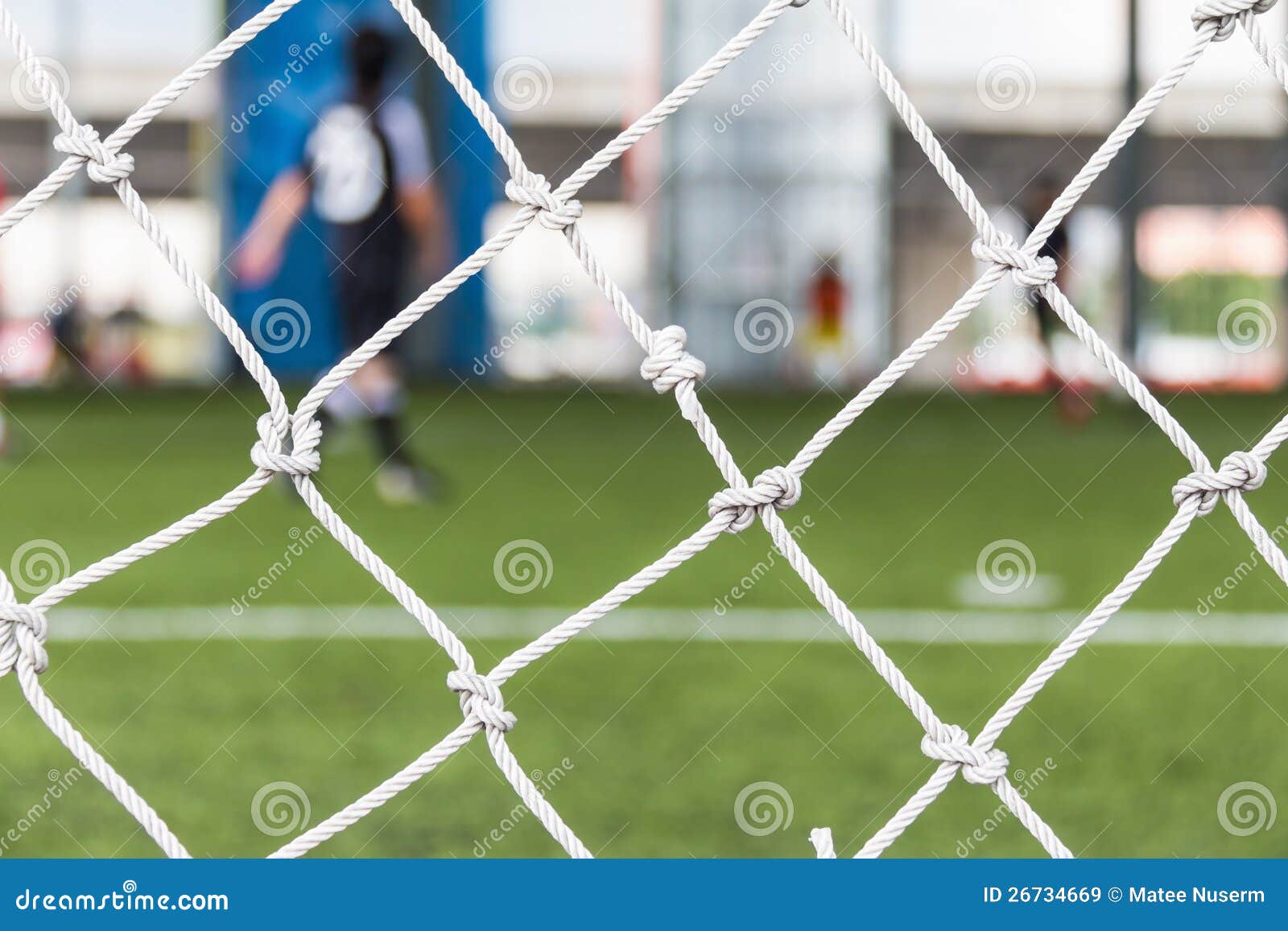 Football goal net stock image. Image of ground, competitive - 26734669