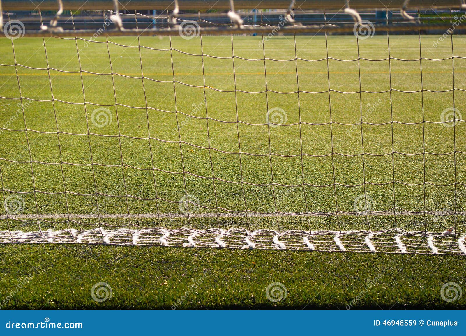Football goal stock image. Image of game, pitch, kick - 46948559