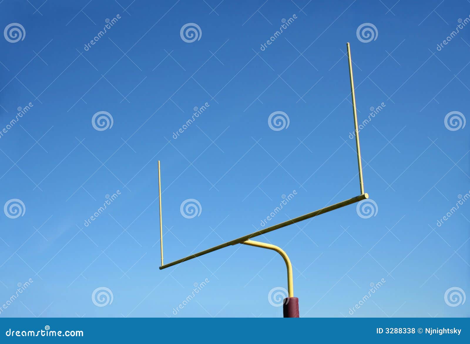 Football Goal Post stock photo. Image of goal, field, football - 3288338