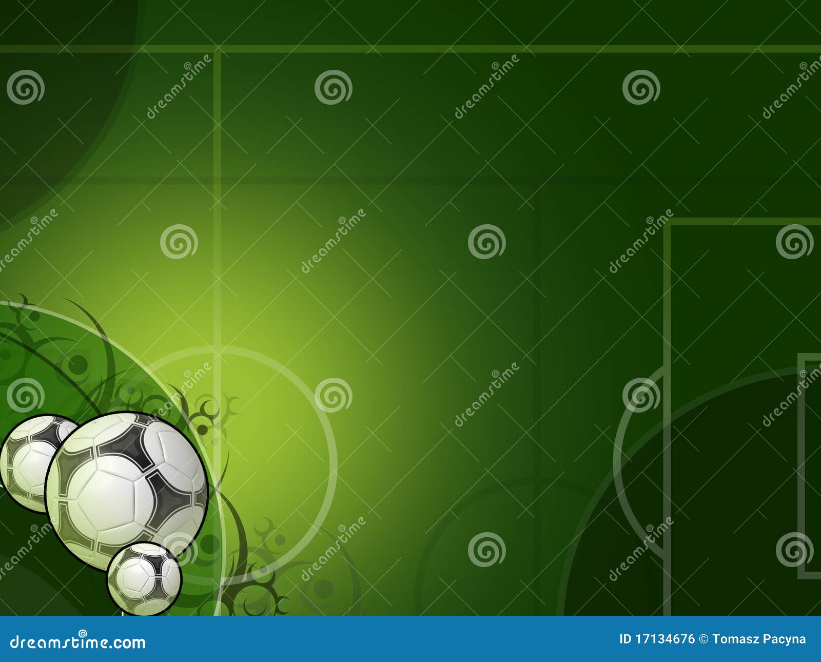 Football green design stock illustration. Illustration of soccer - 17134676