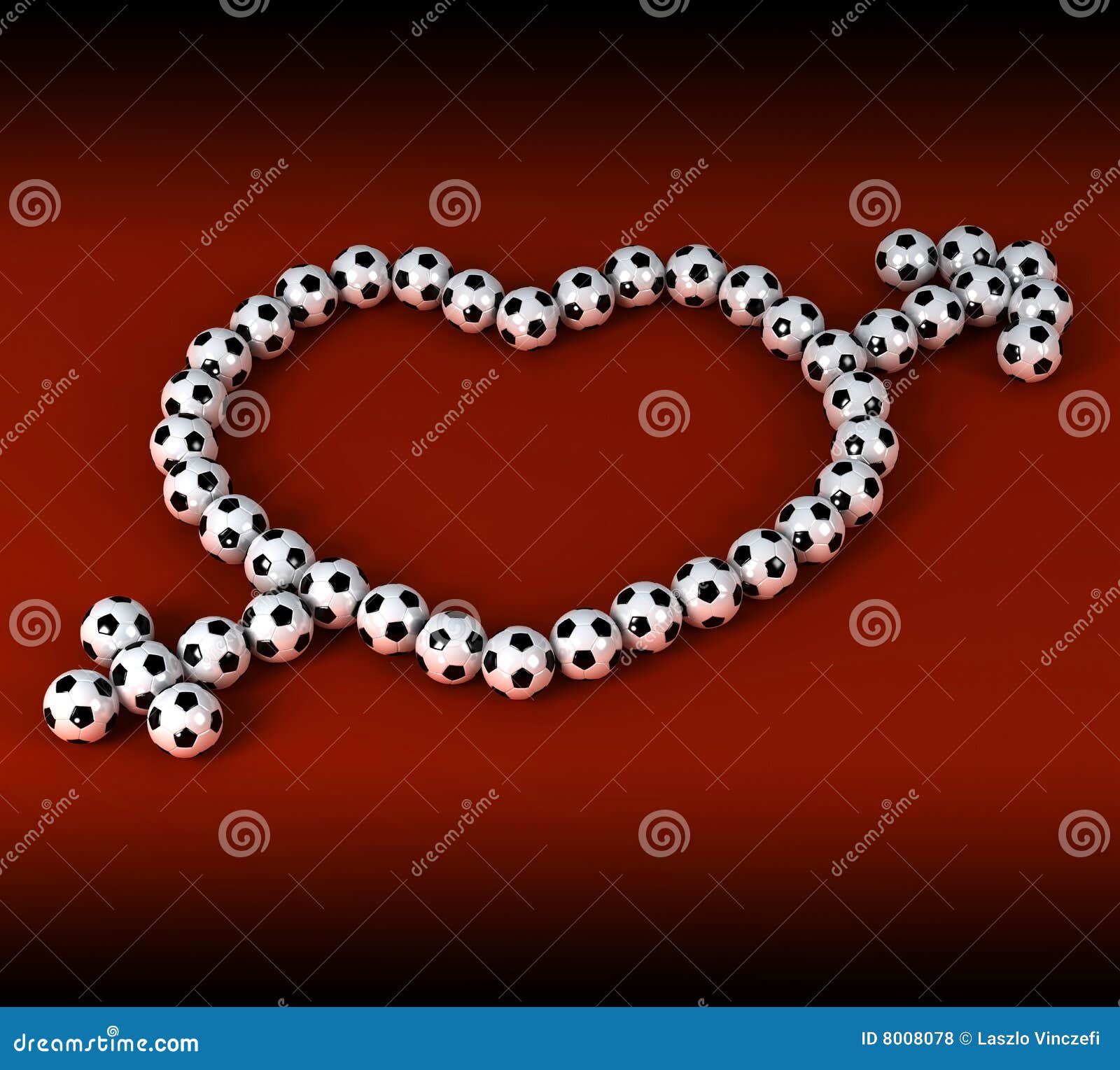 Football heart stock illustration. Illustration of shape - 8008078